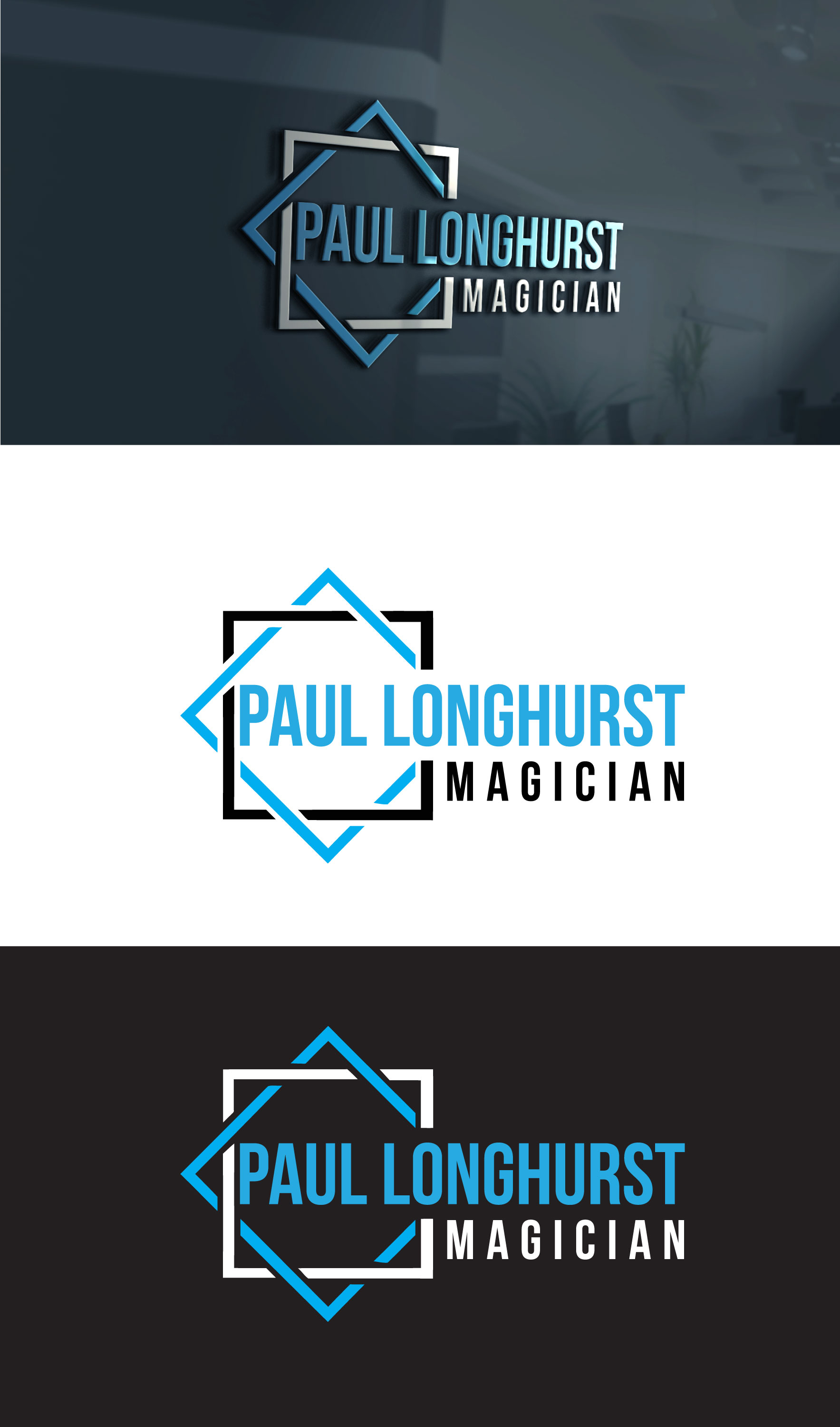 Playful, Modern Logo Design for My professional name is "Paul Longhurst ...