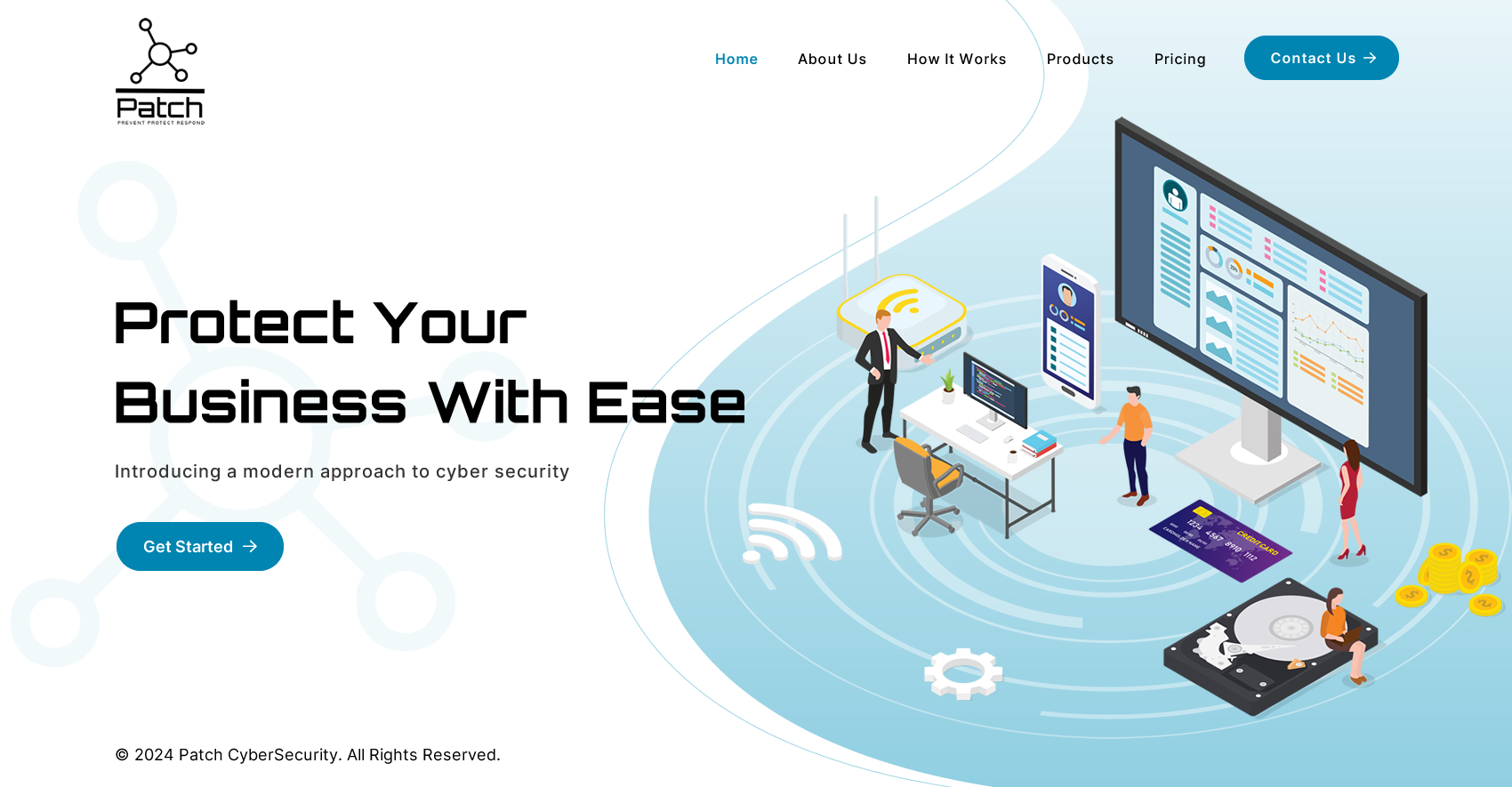 Playful, Modern, Cyber Security Web Design for Stitch Project by Sbss ...