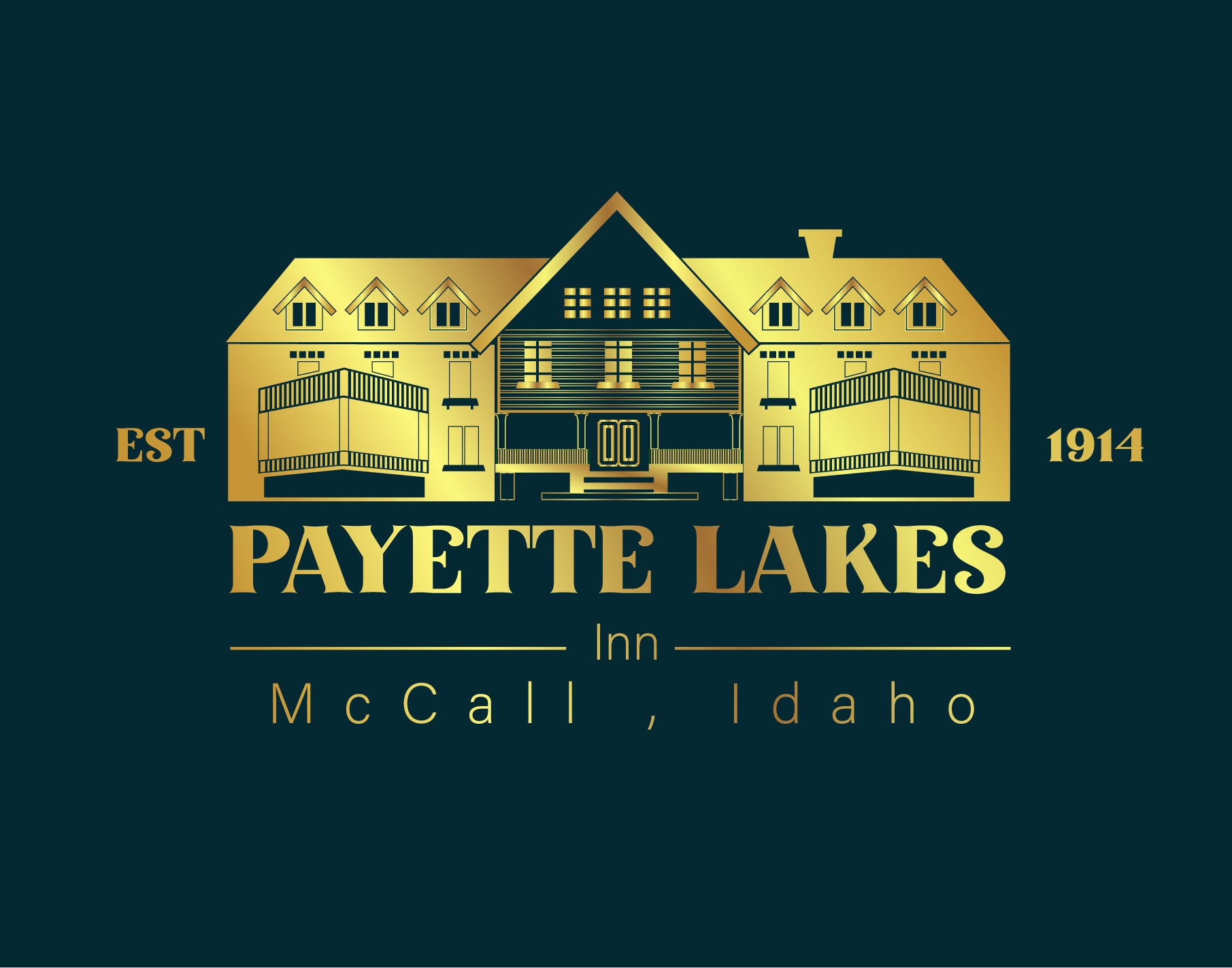Elegant, Playful, resort hotel Logo Design for Payette Lakes Inn by ...