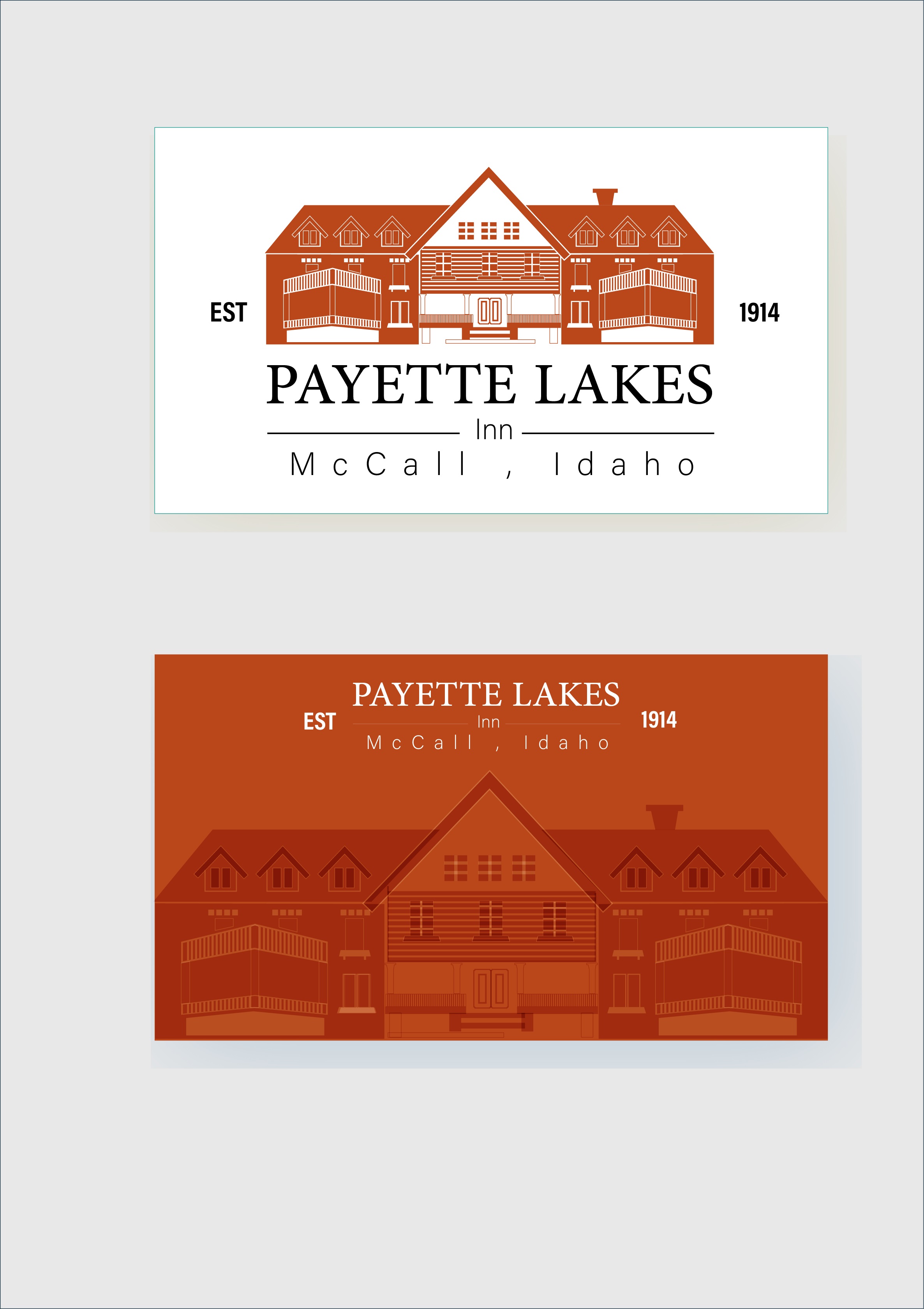 Elegant, Playful, resort hotel Logo Design for Payette Lakes Inn by ...