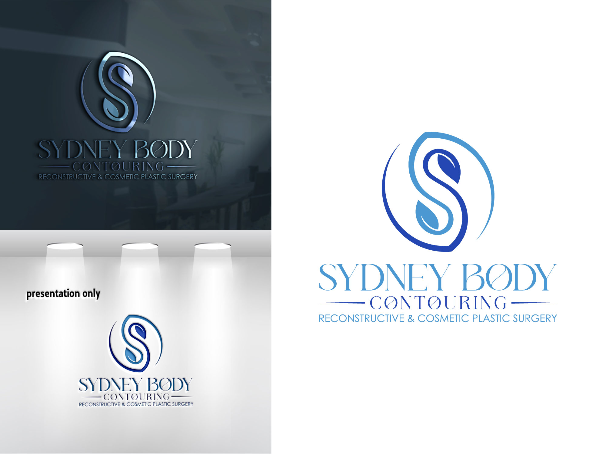 Logo Design for Sydney Body Contouring. The sub-line or business descriptor needs to appear too ...