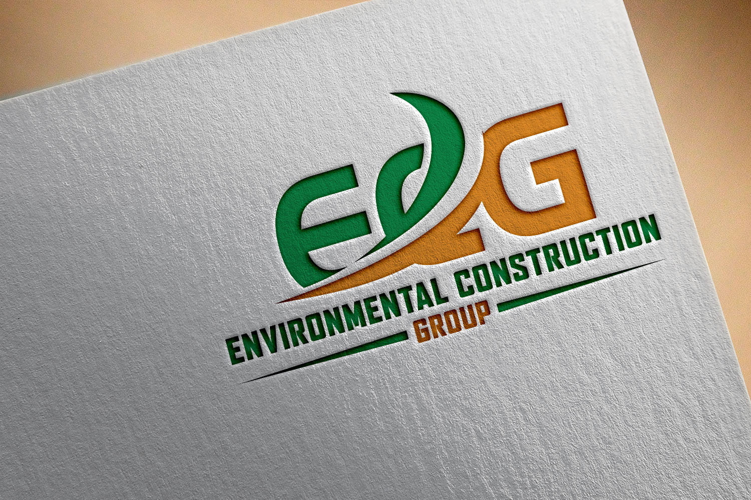 Logo Design for ECG Environmental Construction Group by AFSAN | Design ...
