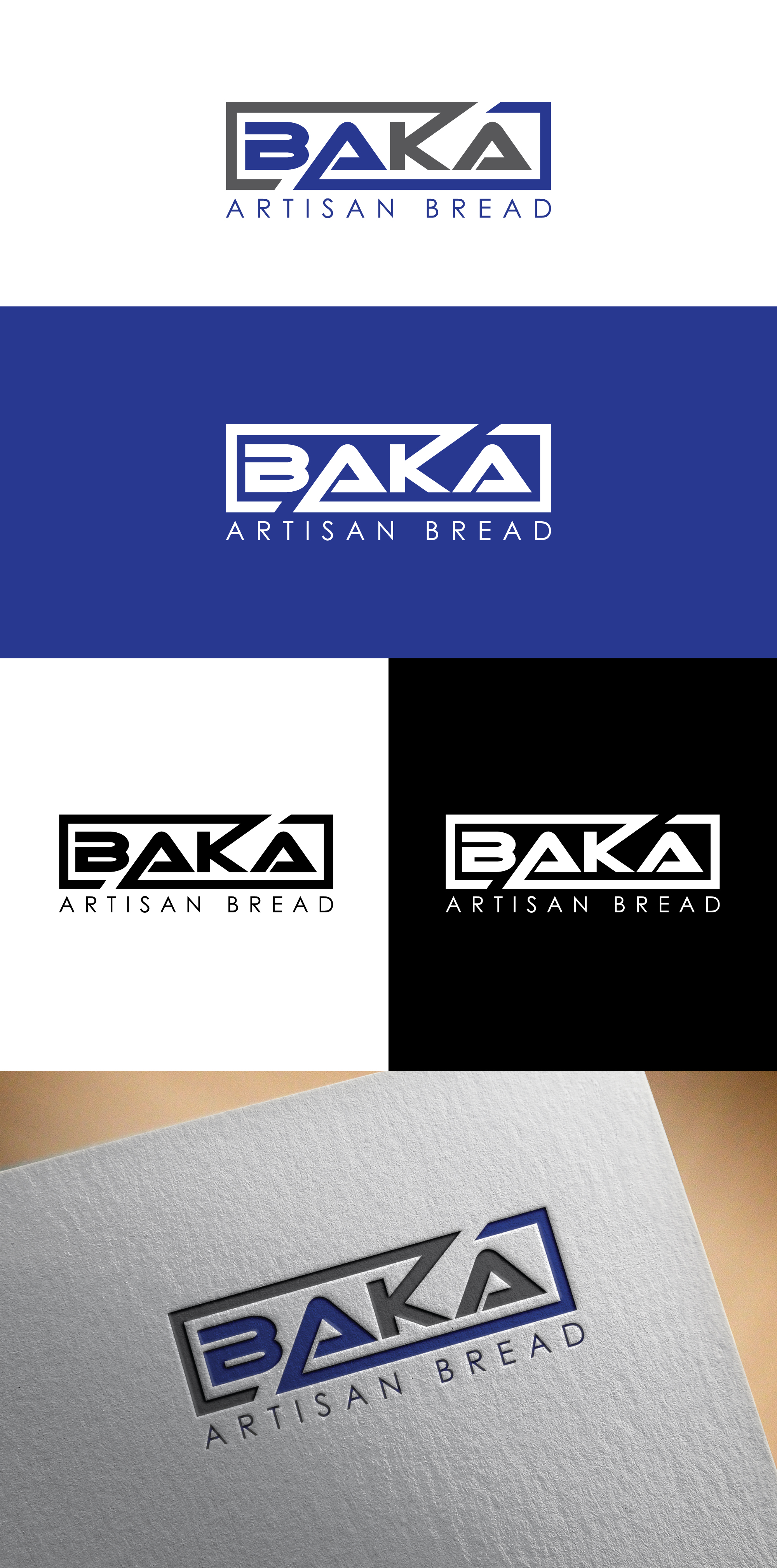 Playful, Professional, Bakery Logo Design for BAKA (Optional tag line "Artisan Bread") by Diane ...
