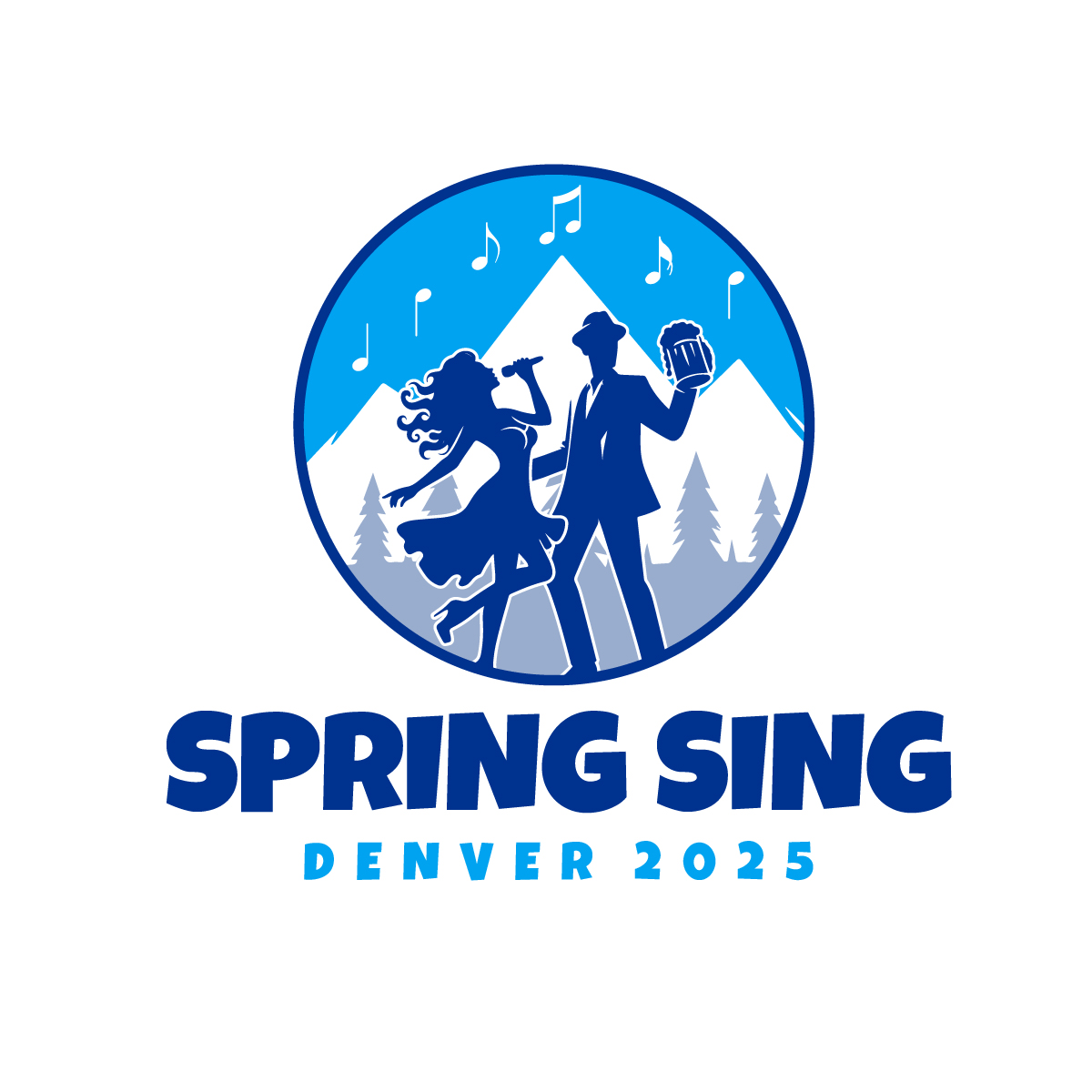 Playful, Colorful, Musical - annual Acapella Singing event Logo Design ...