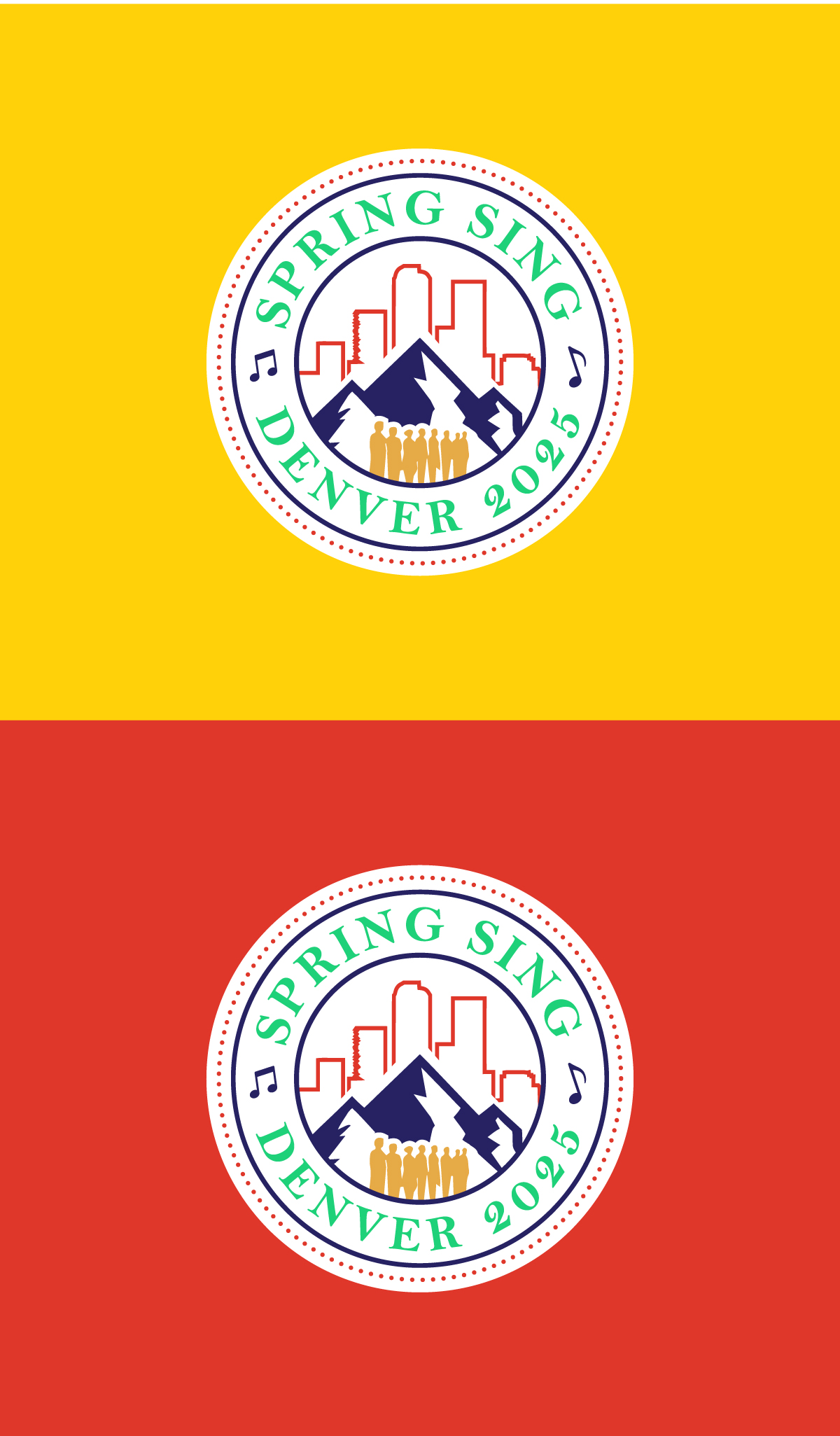 Playful, Colorful, Musical - annual Acapella Singing event Logo Design ...