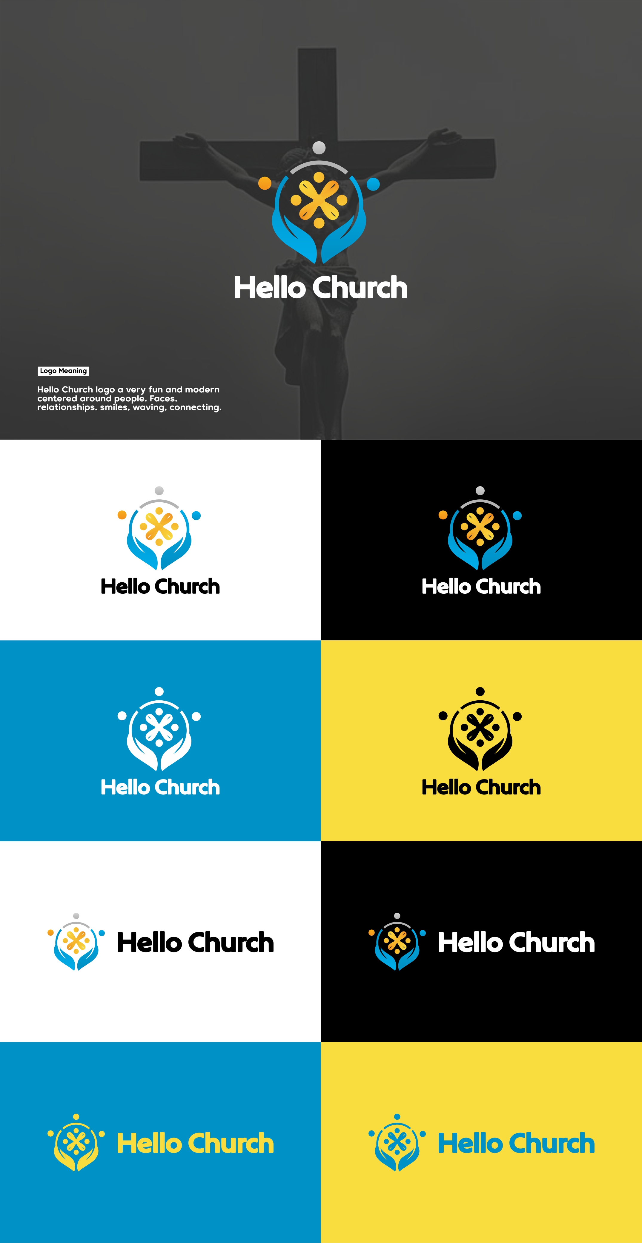Playful, Modern, Churches and Non Profits Logo Design for Hello Church ...