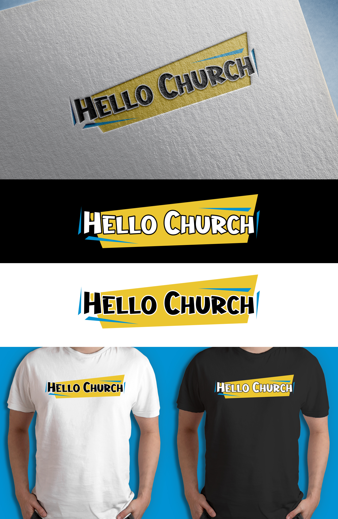 Playful, Modern, Churches and Non Profits Logo Design for Hello Church ...
