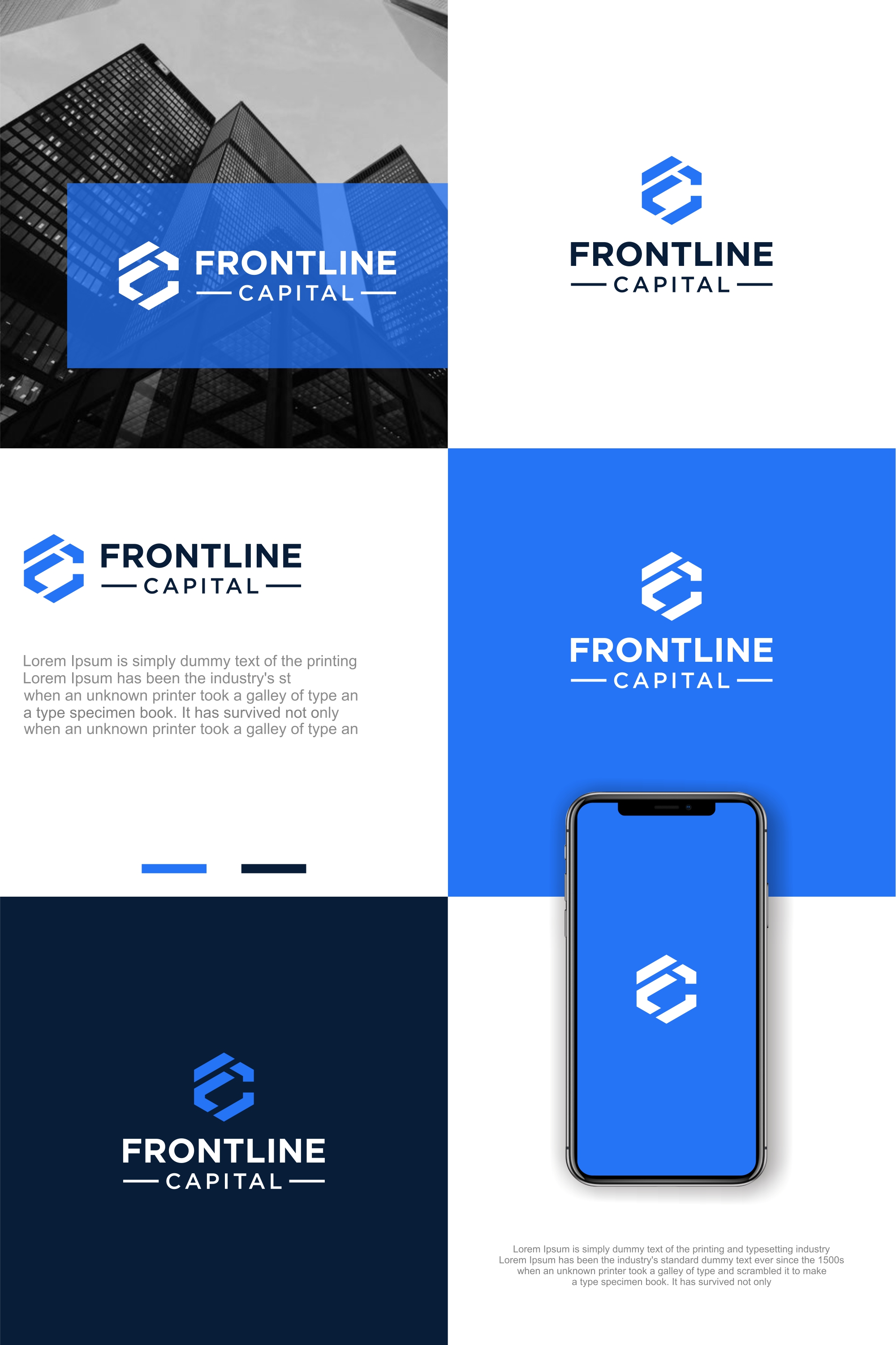 Elegant, Playful Logo Design for Frontline Capital by SaufatuDesign ...