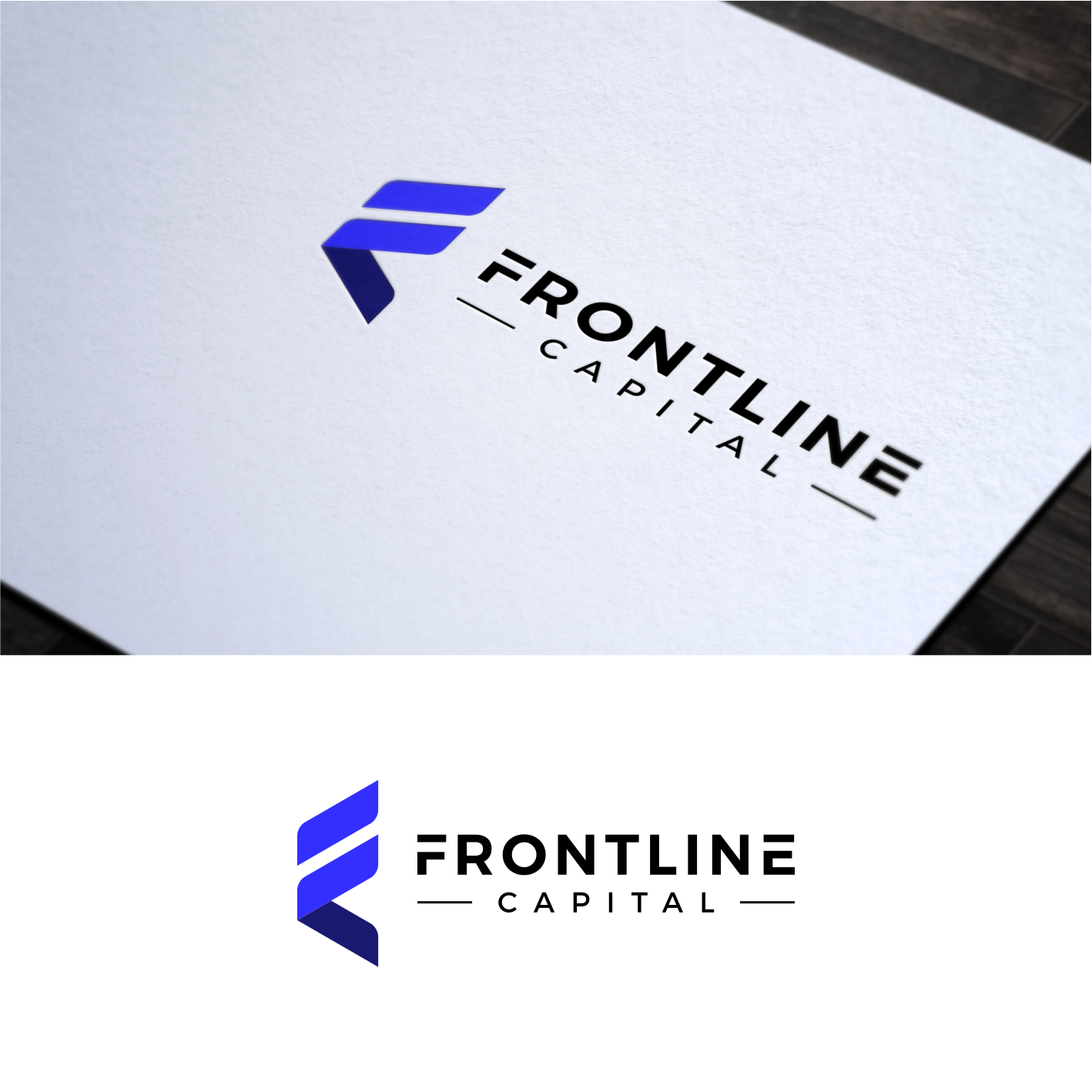 Elegant, Playful Logo Design for Frontline Capital by art_rebel ...