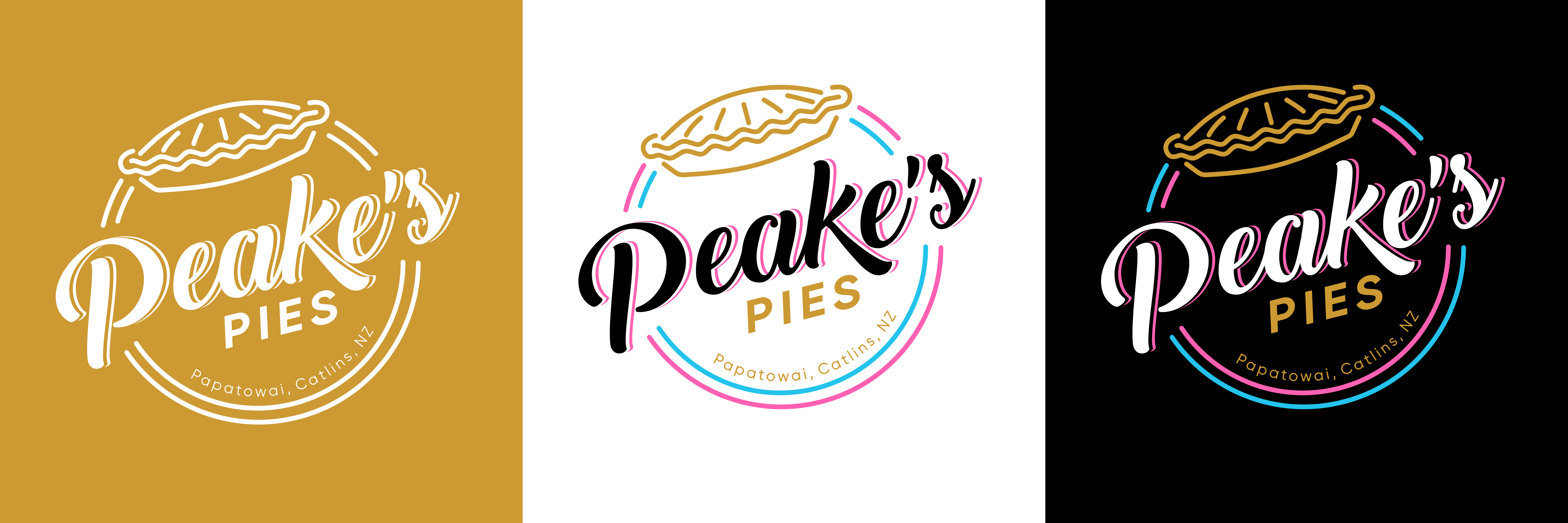 Elegant, Playful Logo Design for Peake's Pies Papatowai, Catlins, NZ by ...