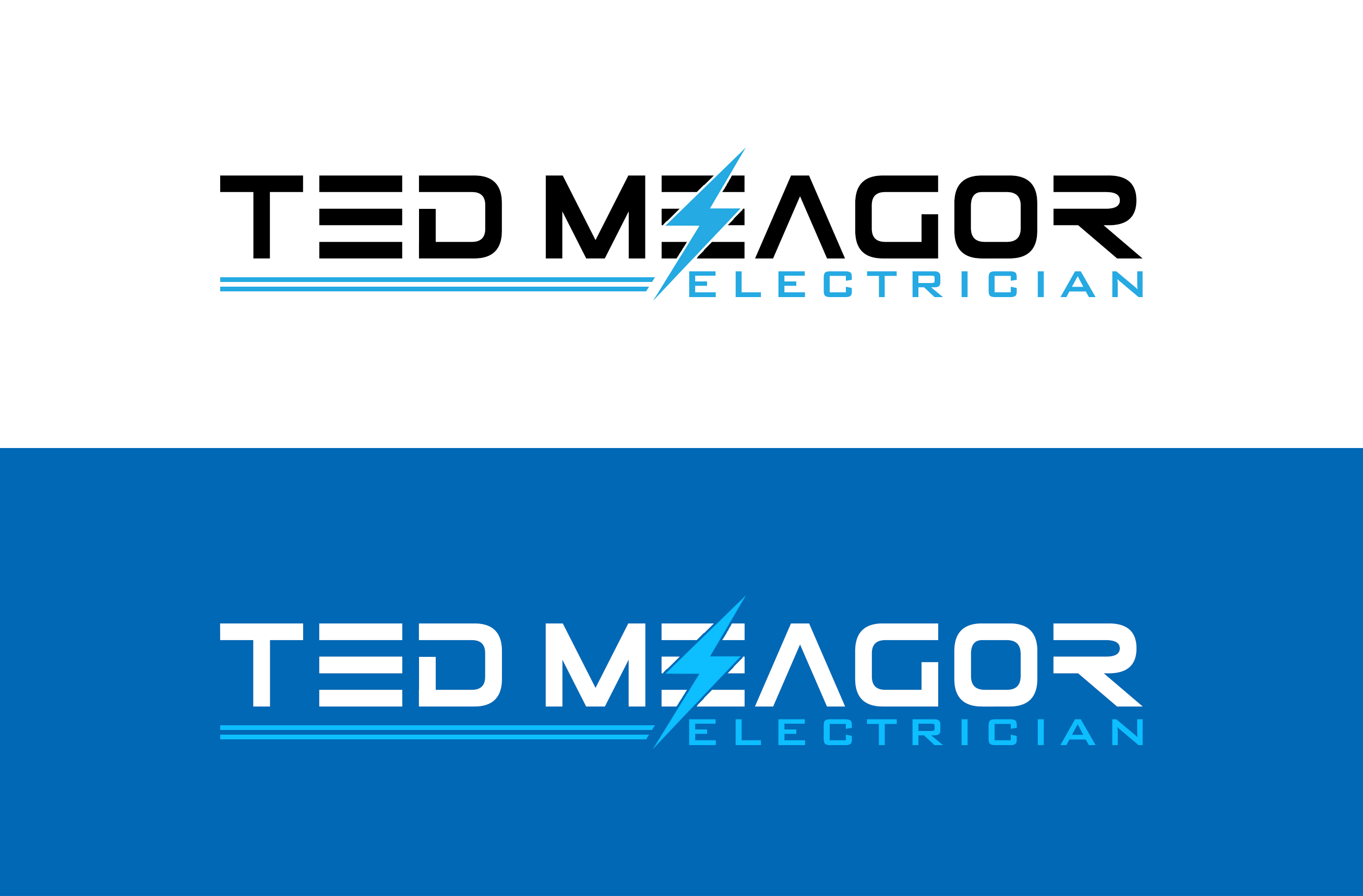 Logo Design for Ted Meagor Electrician by Rahmina | Design #33511596