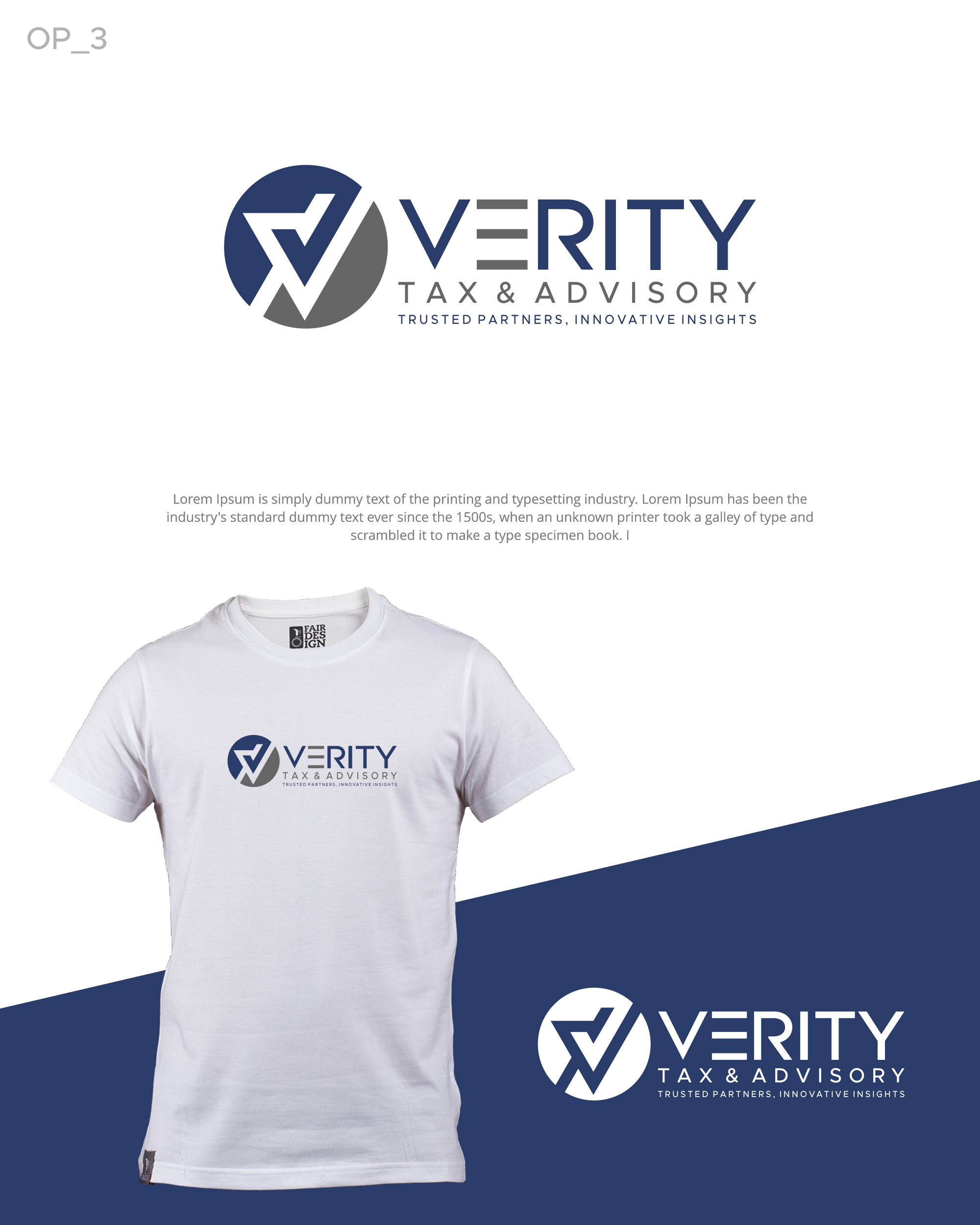 Modern, Professional, Accounting Logo Design for Verity Tax & Advisory ...
