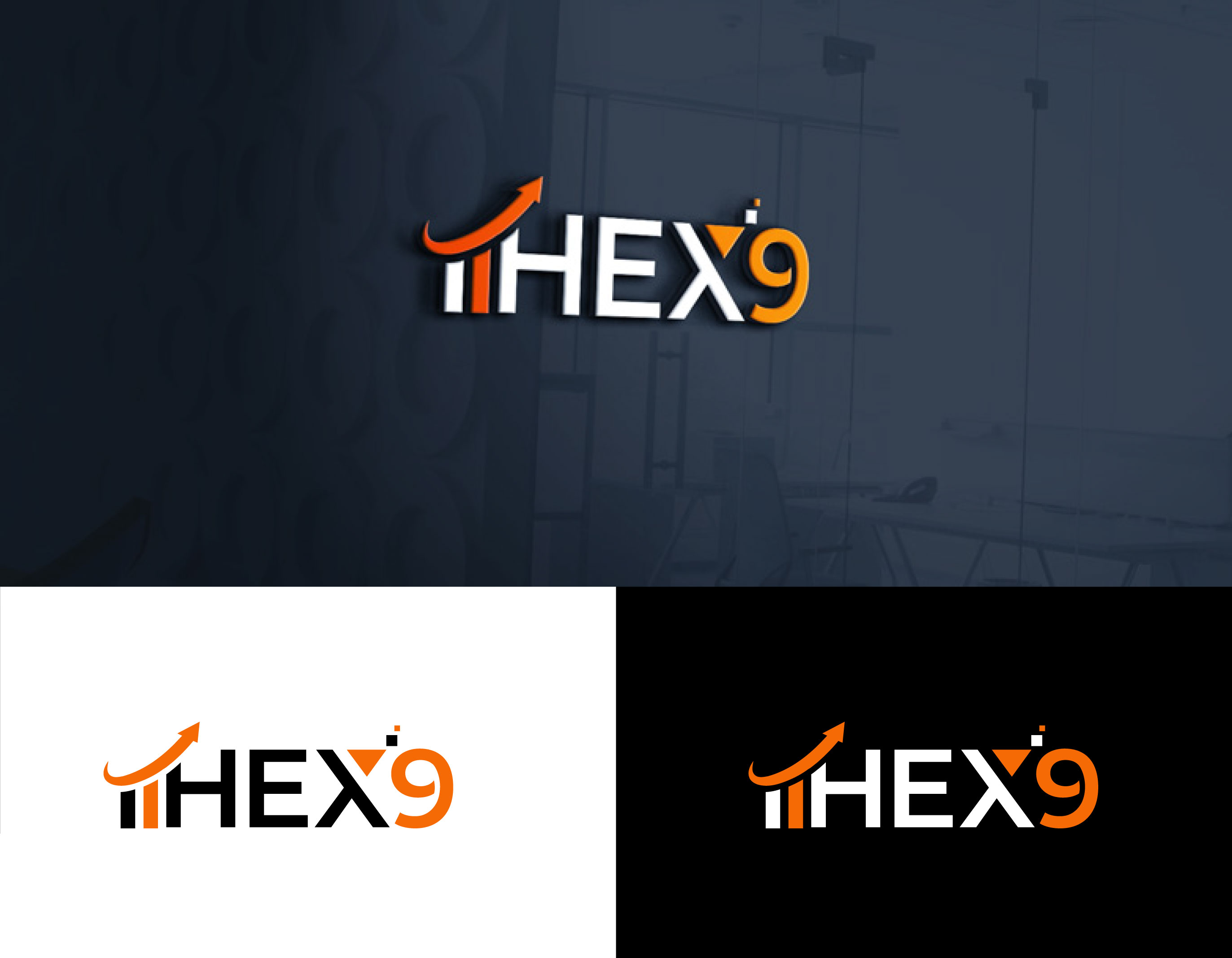 Modern, Serious, Information Technology Logo Design for HEX9 by Roxxx ...