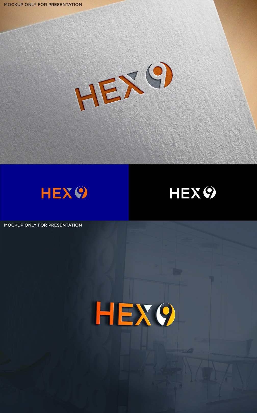 Modern, Serious, Information Technology Logo Design for HEX9 by ...