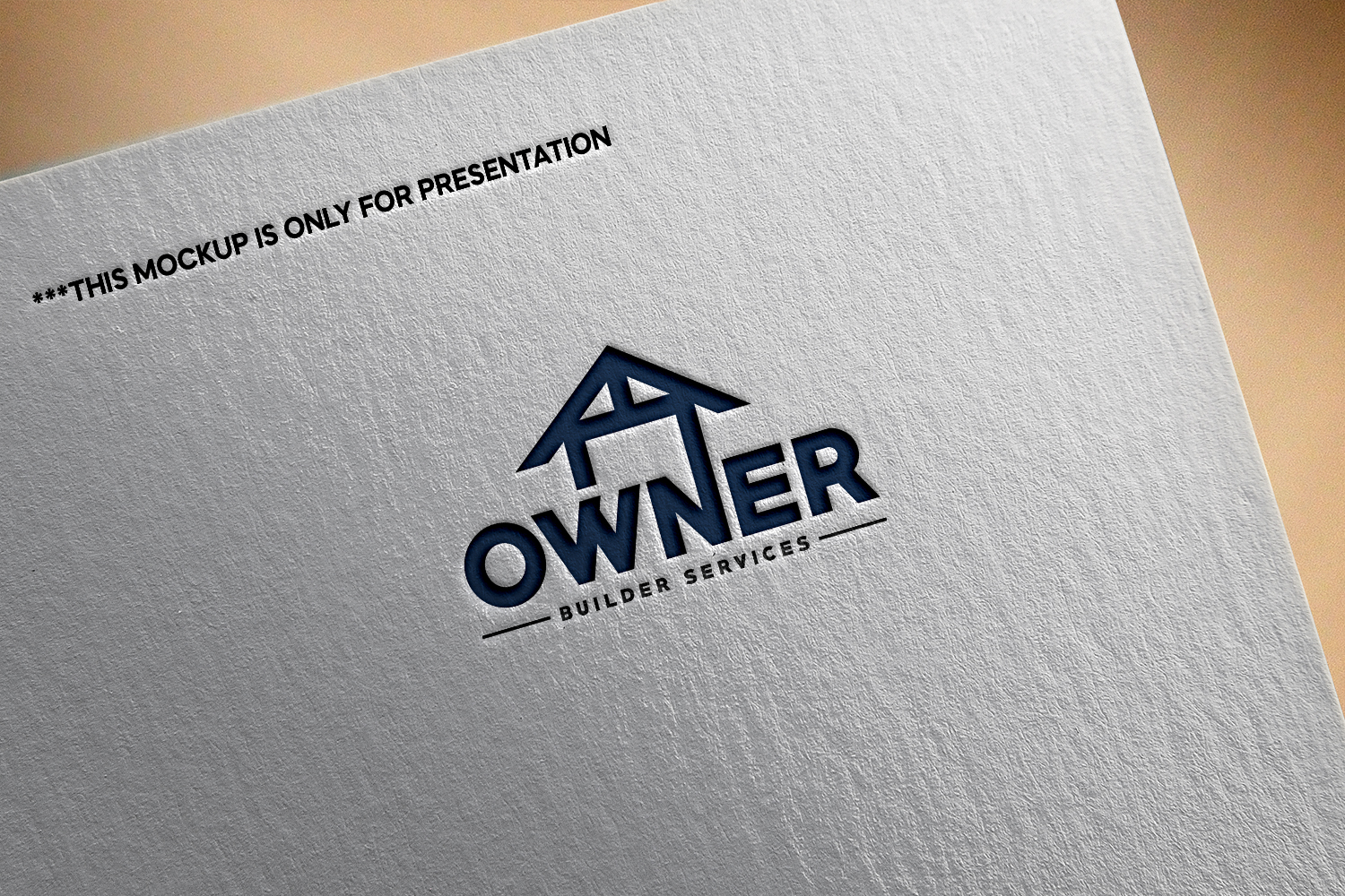 Serious, Professional, Residential Construction Logo Design for Owner ...