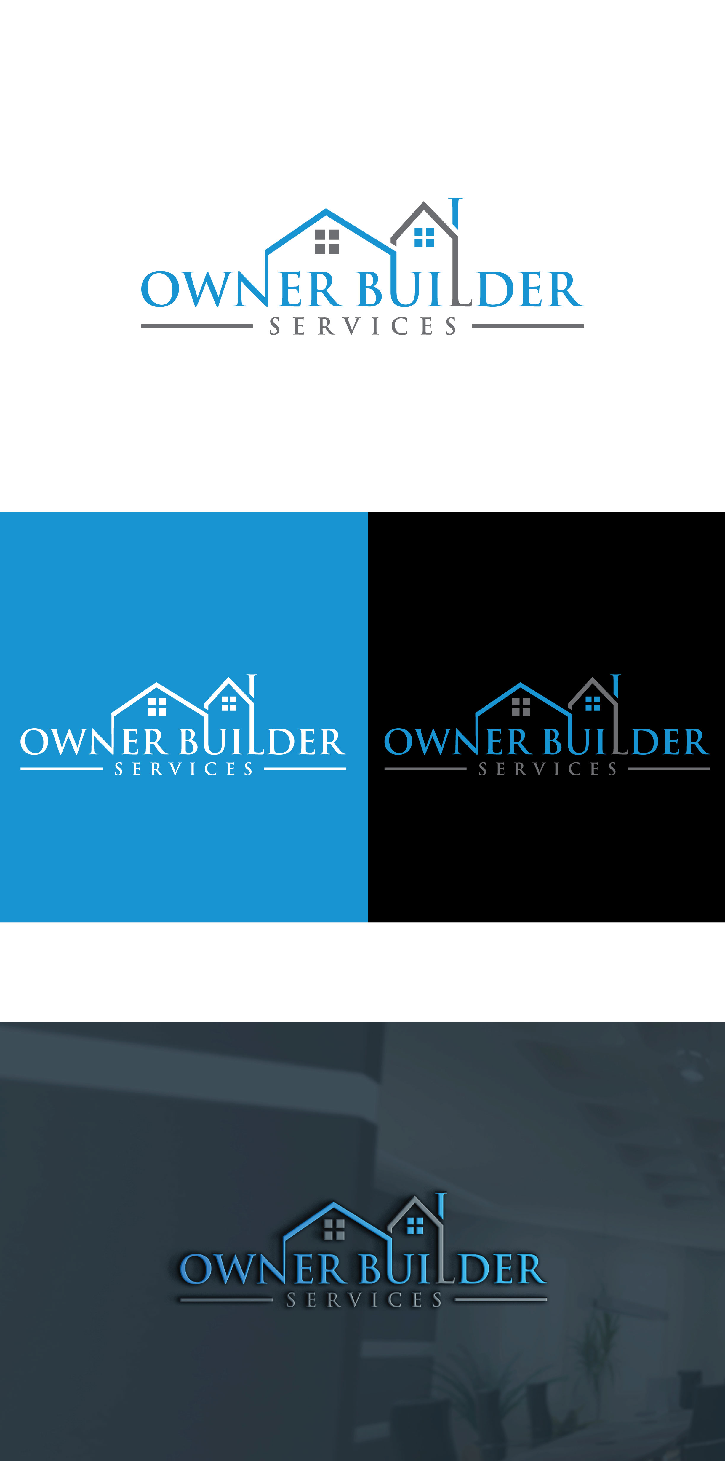 Serious, Professional, Residential Construction Logo Design for Owner ...