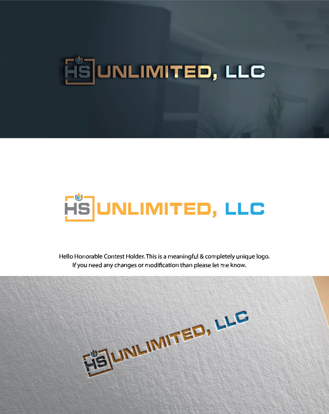 Professional, Serious, Oil and gas Logo Design for HS Unlimited, LLC by ...