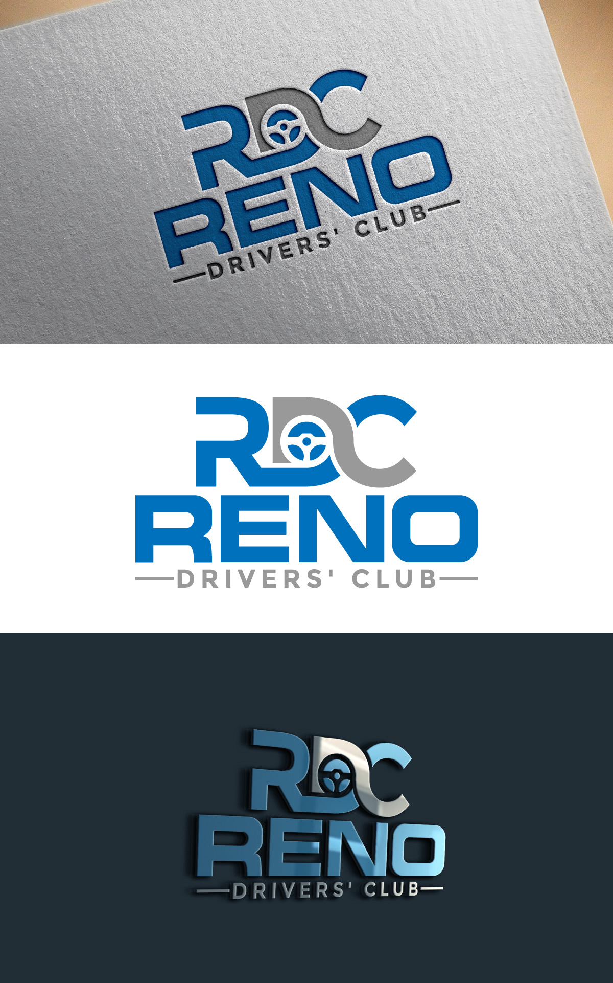 Logo Design for RDC or Reno Drivers' Club by justinlanz | Design #33519892
