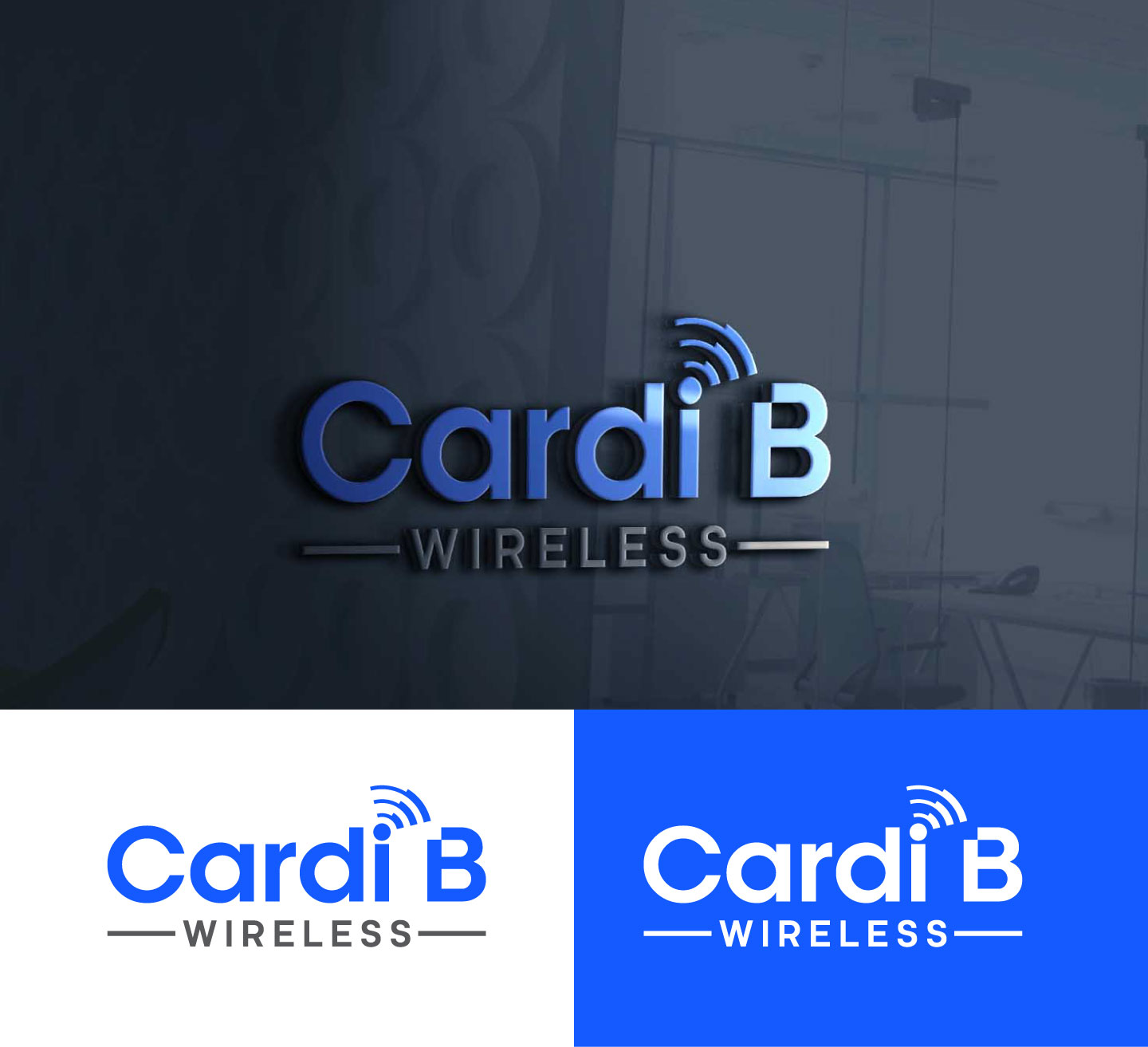 Bold, Serious Logo Design for Cardi B Wireless by humaun3114 | Design ...