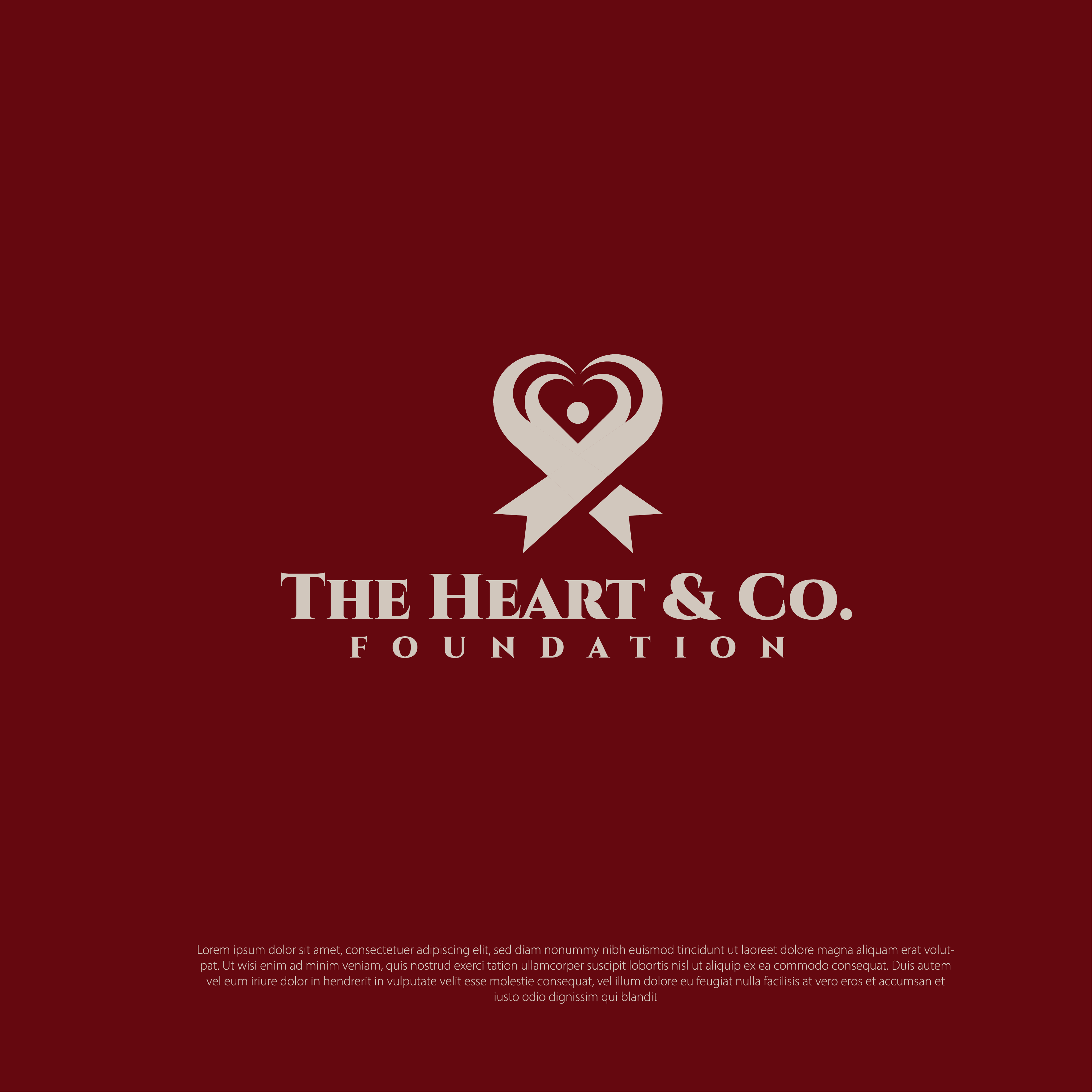 Logo Design for The Heart & Co. Foundation by AbrinaDesign | Design ...
