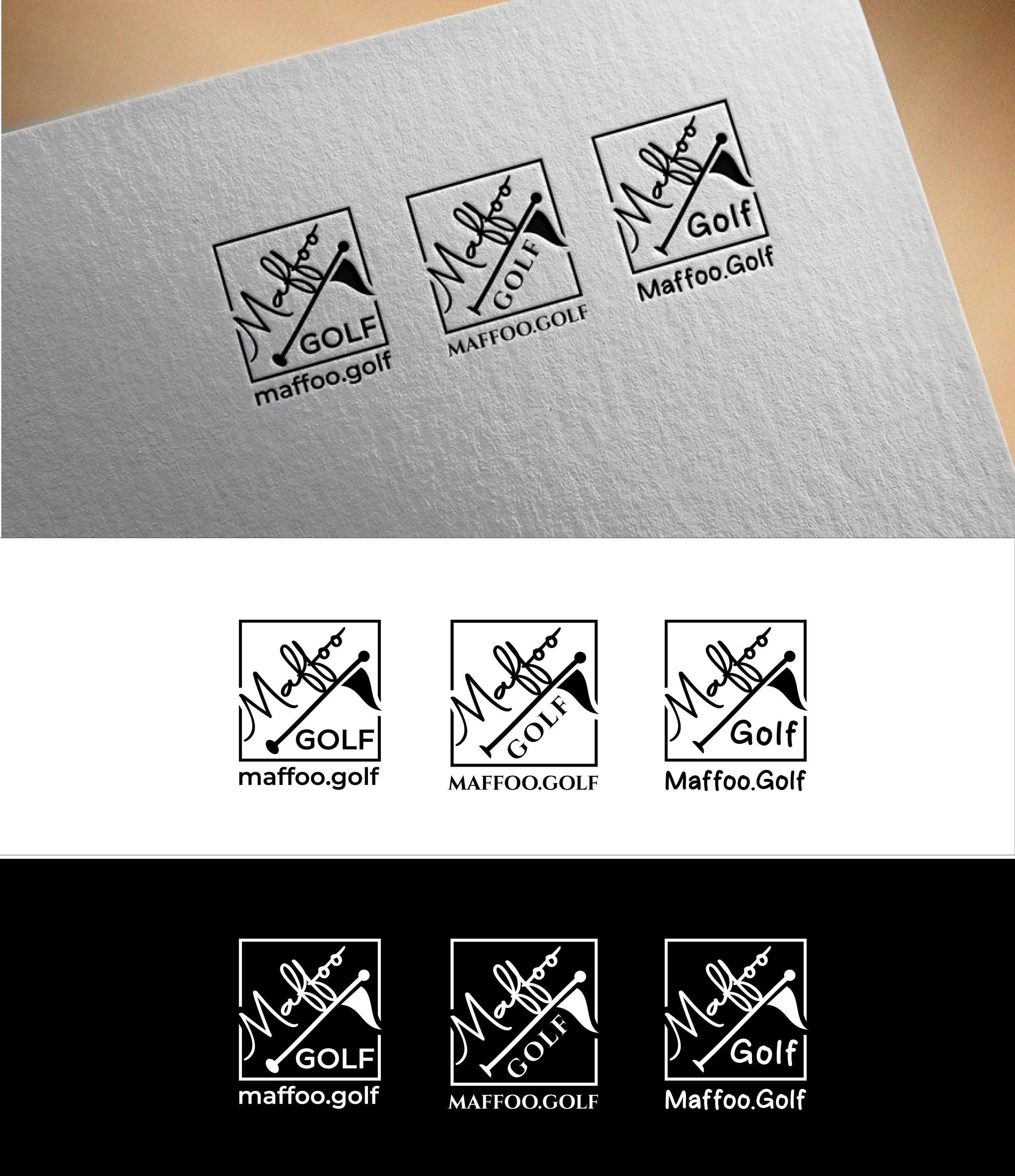 Logo Design for Maffoo.Golf by Roxxx | Design #33536635