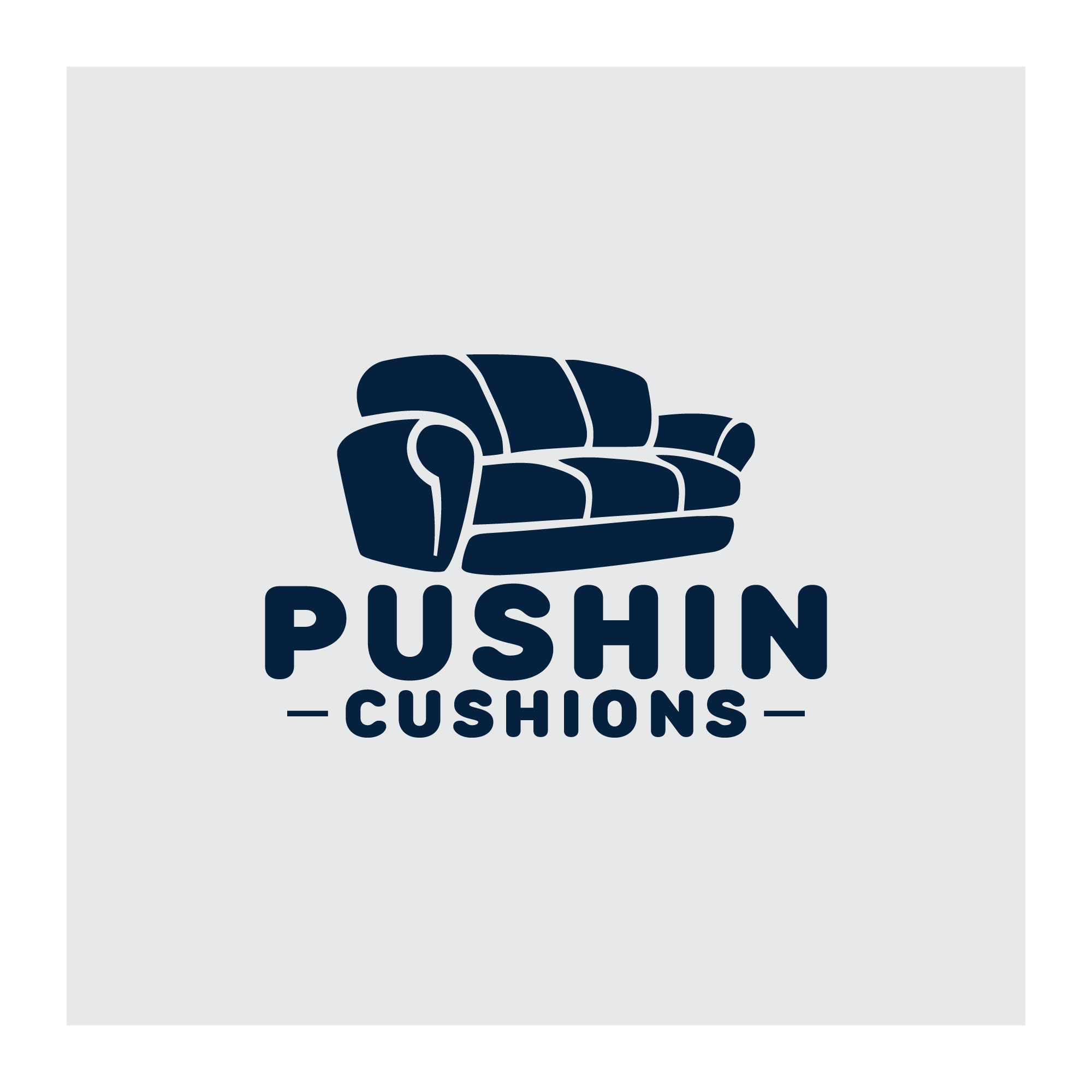 Bold, Playful, Furniture Logo Design for Pushin Cushions by Maisie ...