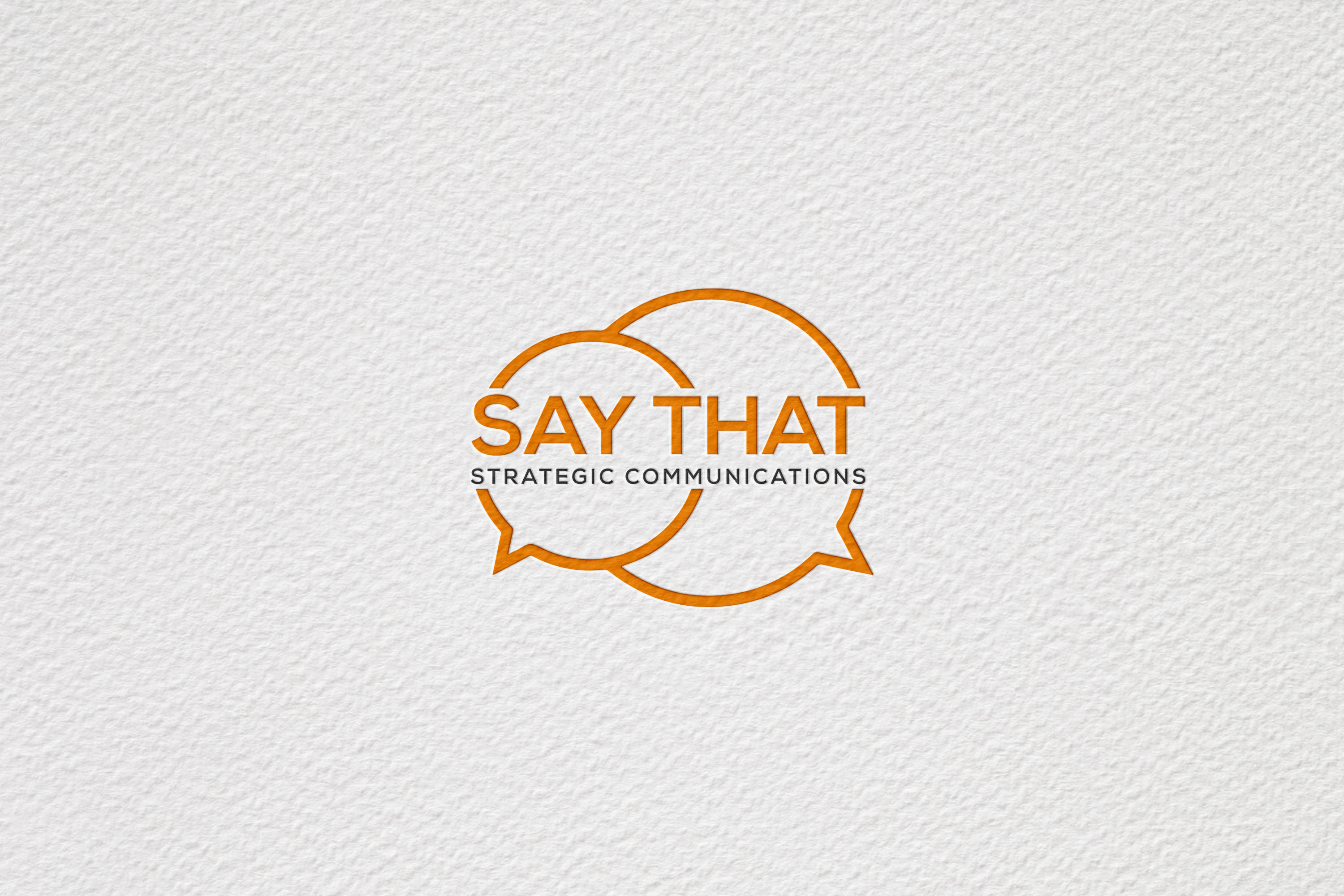 Logo Design for Say That by Blue Pasnata | Design #33551396
