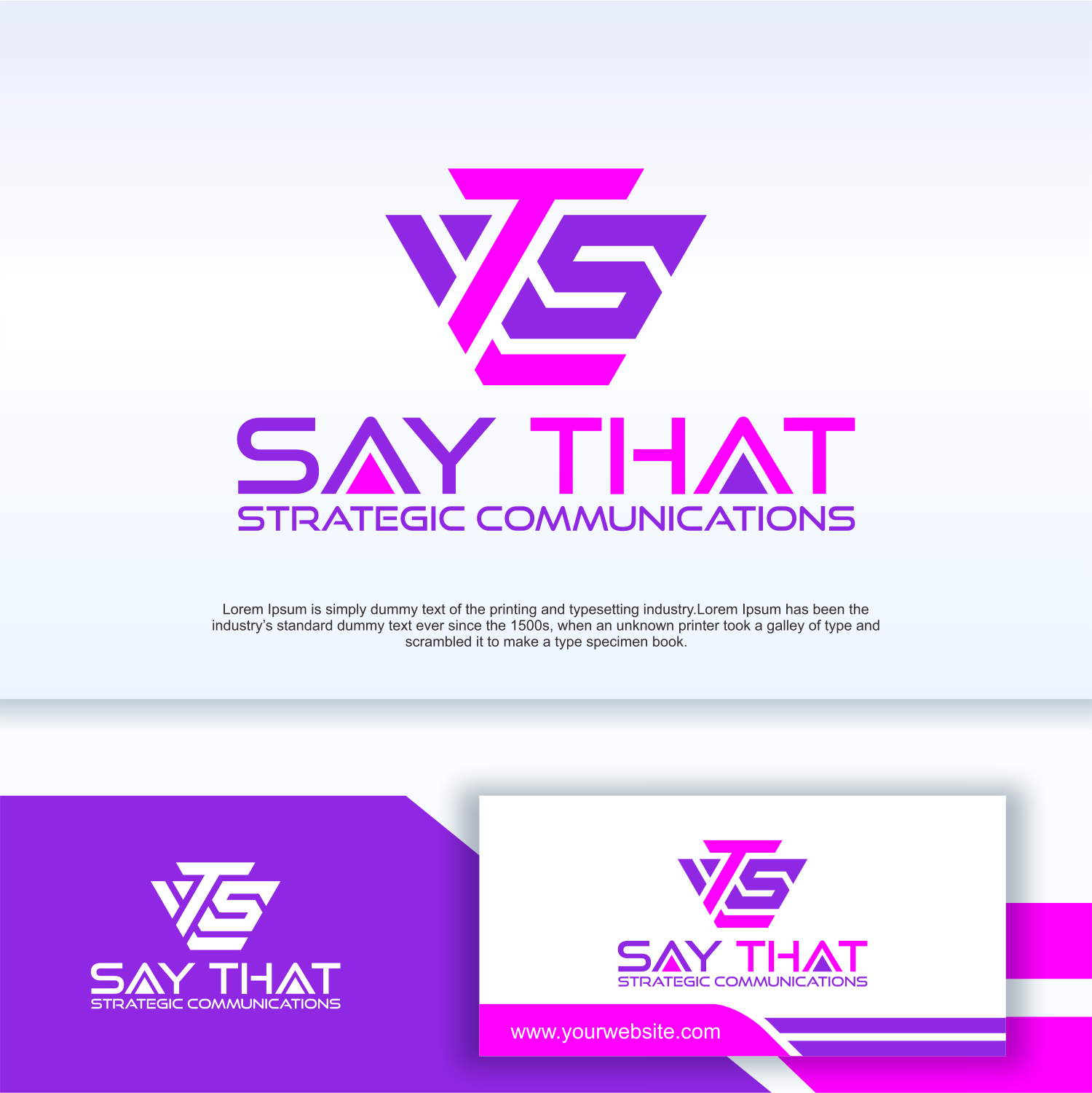 Logo Design for Say That by Apache Kretek | Design #33548863