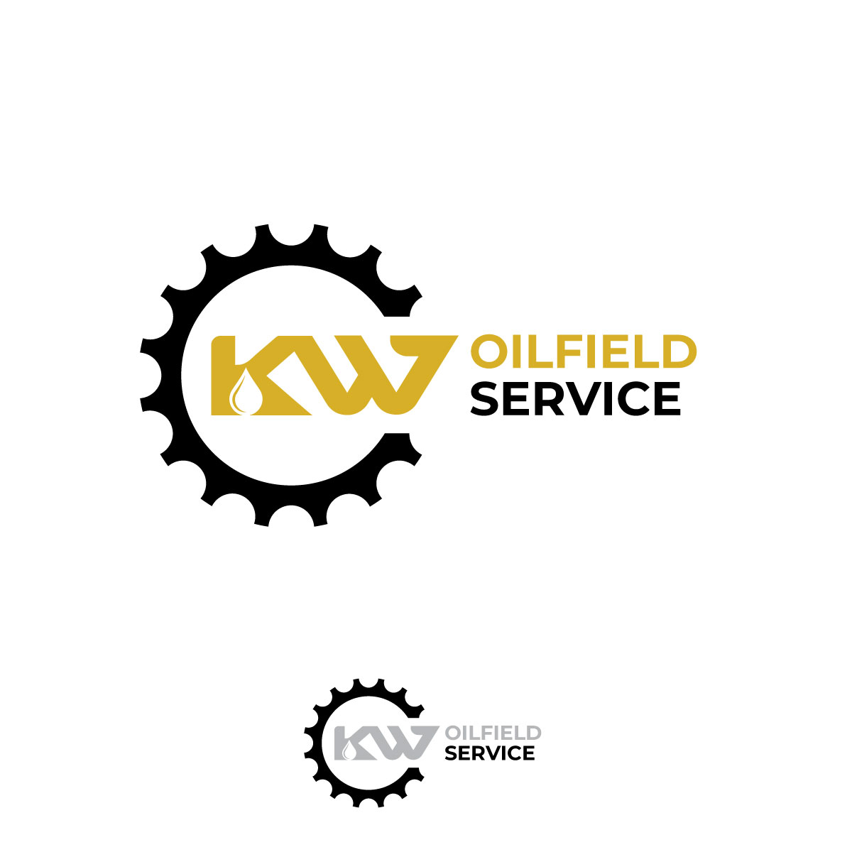 Masculine, Bold, Oilfield (Oil & Natual Gas) Logo Design for KW ...