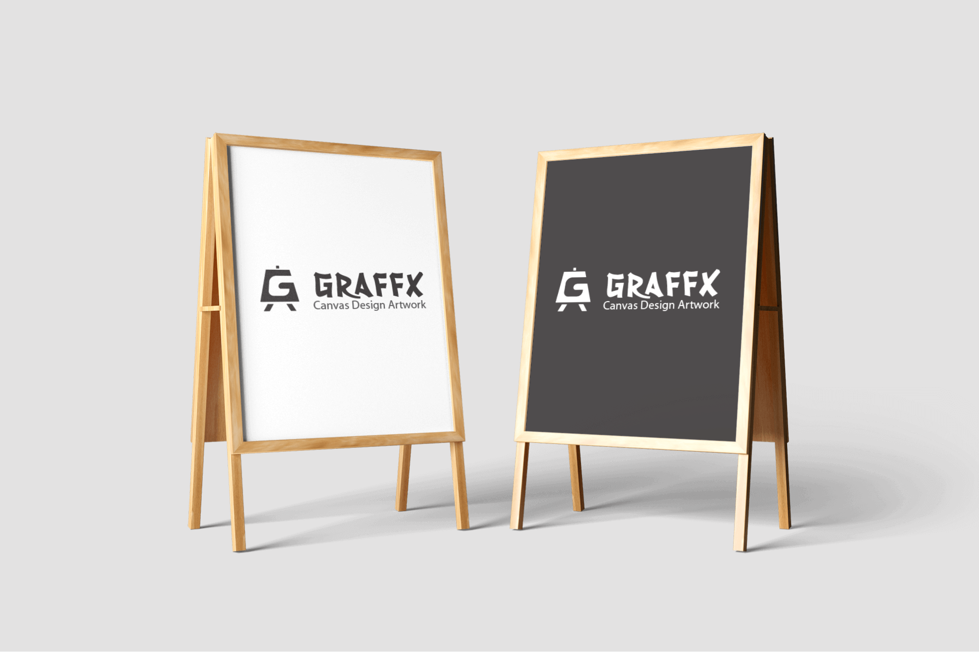 Bold, Modern, Custom Canvas Design Artwork Logo Design for graffx by ...