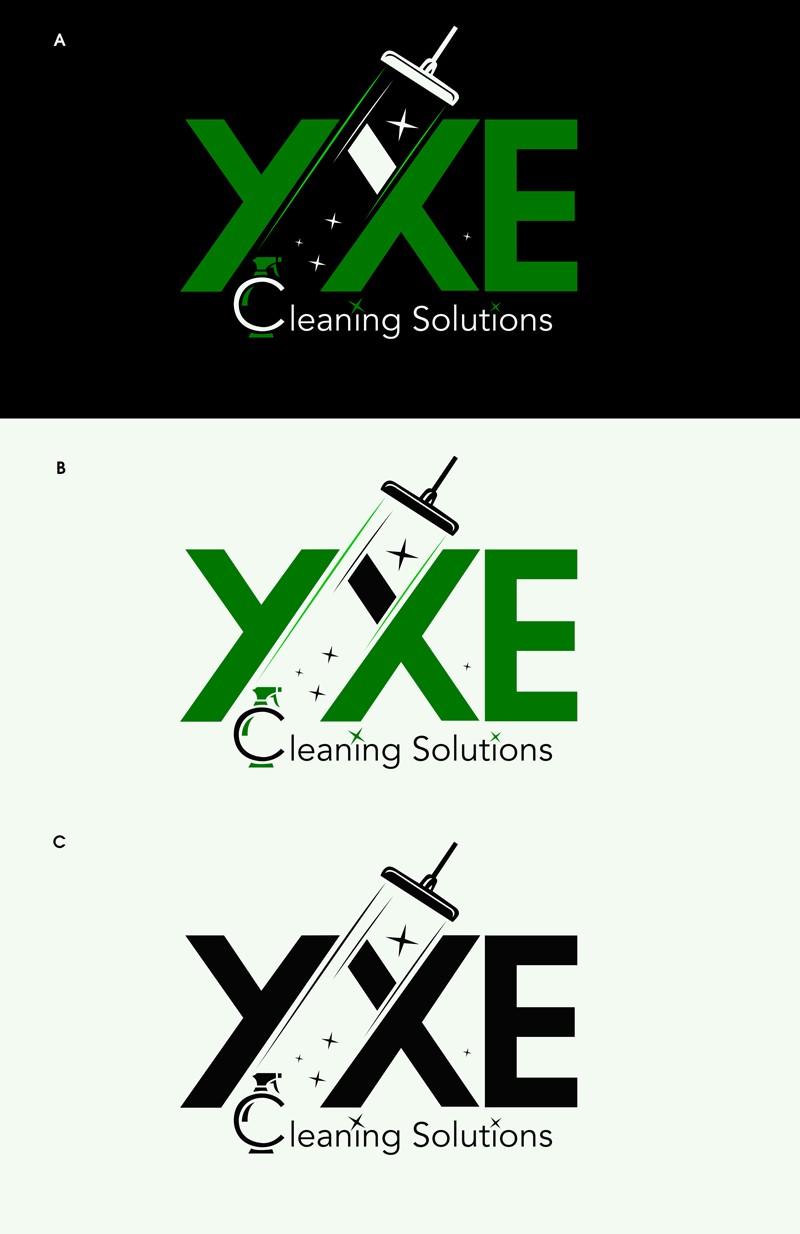 Logo Design for YXE Cleaning Solutions by Rajib Bhattacharya | Design ...