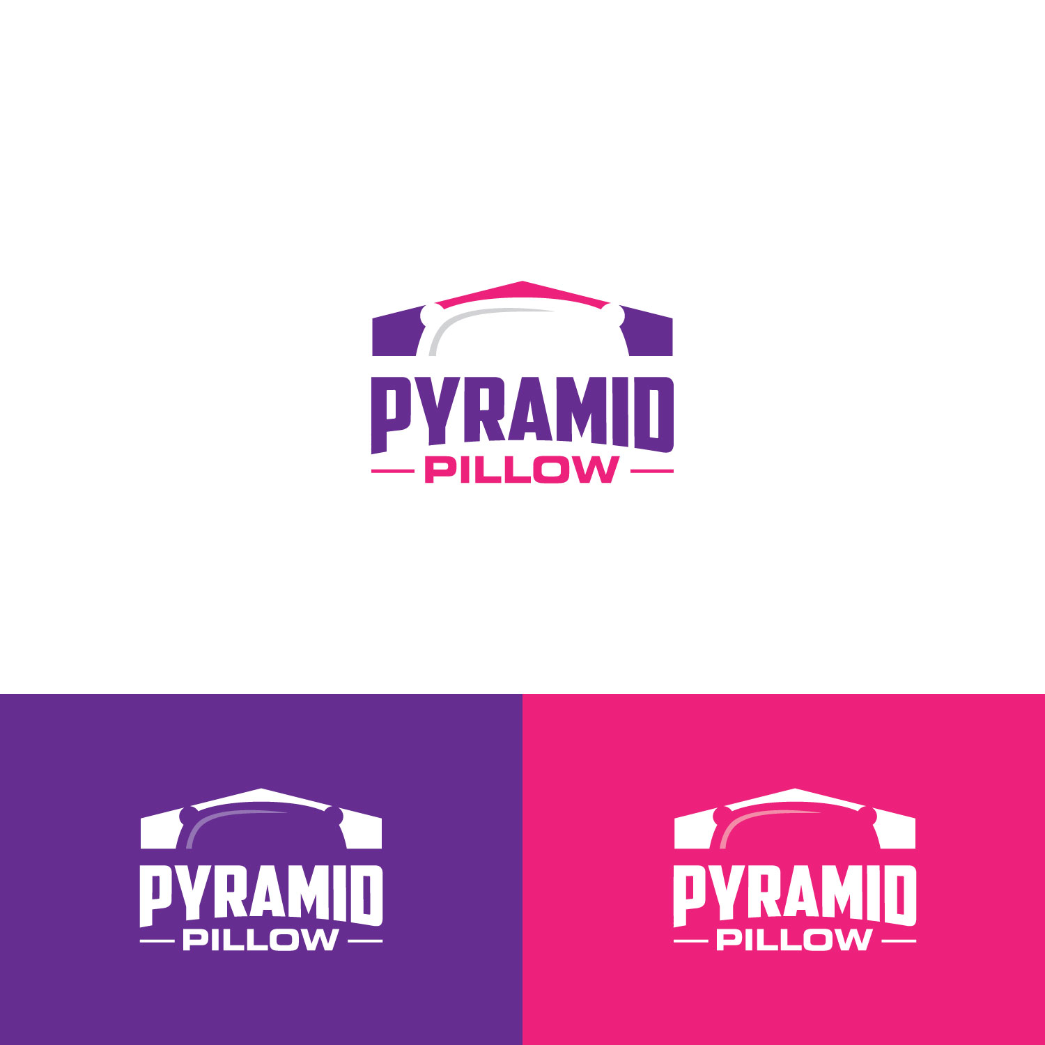 Playful, Personable, Bedding Logo Design for Pyramid Pillow by Suvendu ...