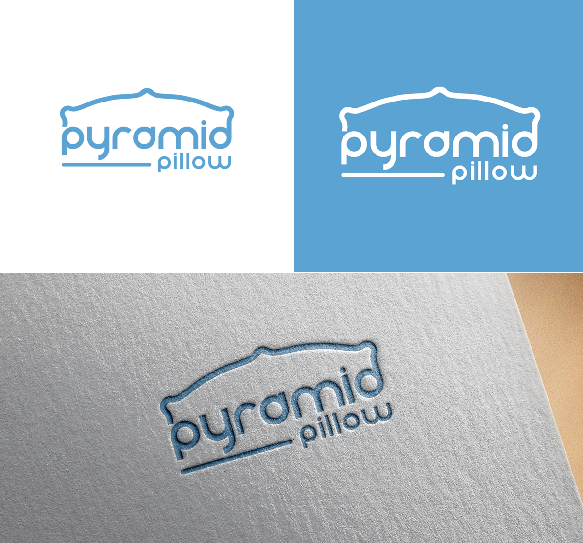 Playful, Personable, Bedding Logo Design for Pyramid Pillow by bijuak ...