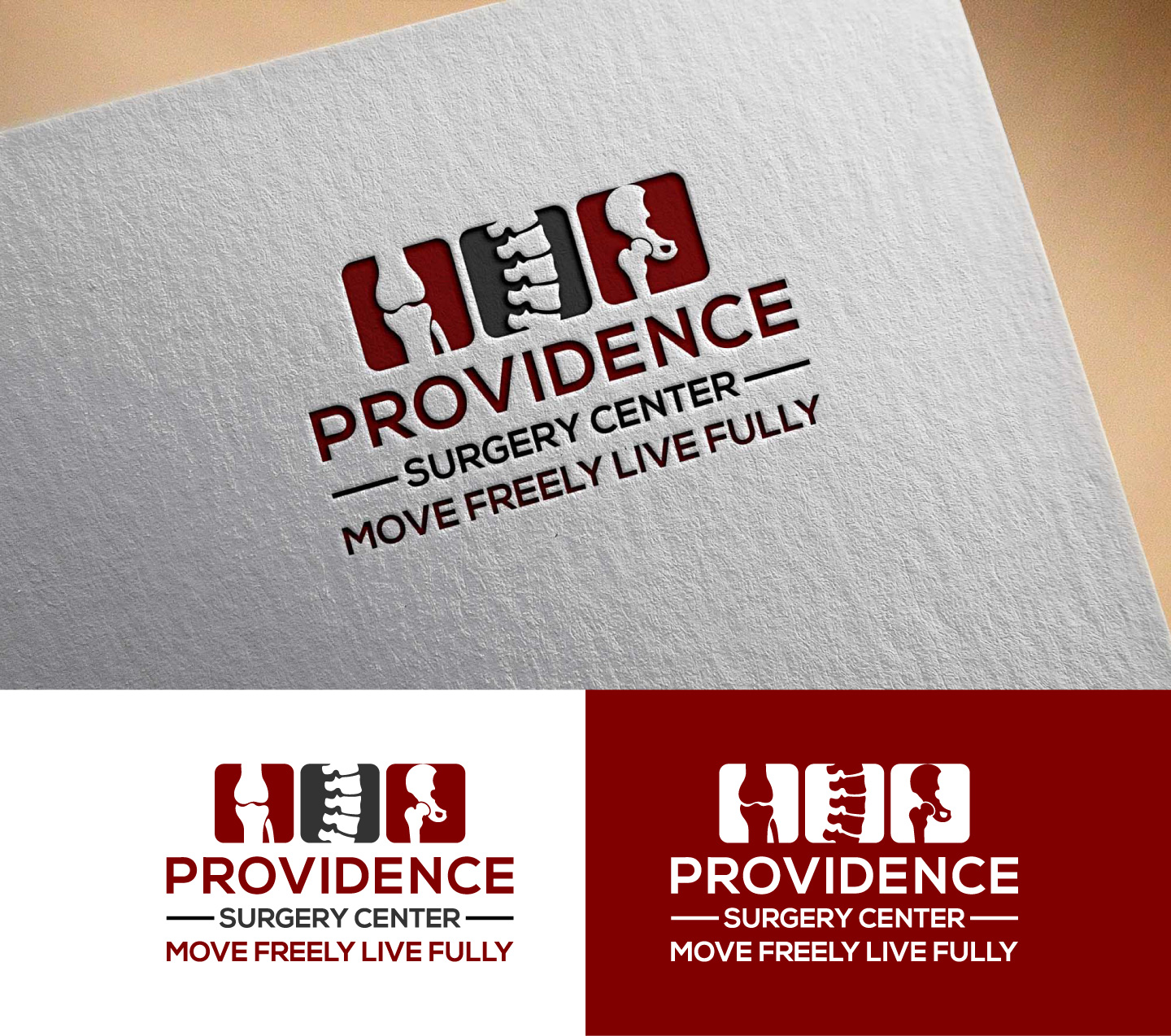 Logo Design for Providence Surgery Center Move Freely Live Fully by ...