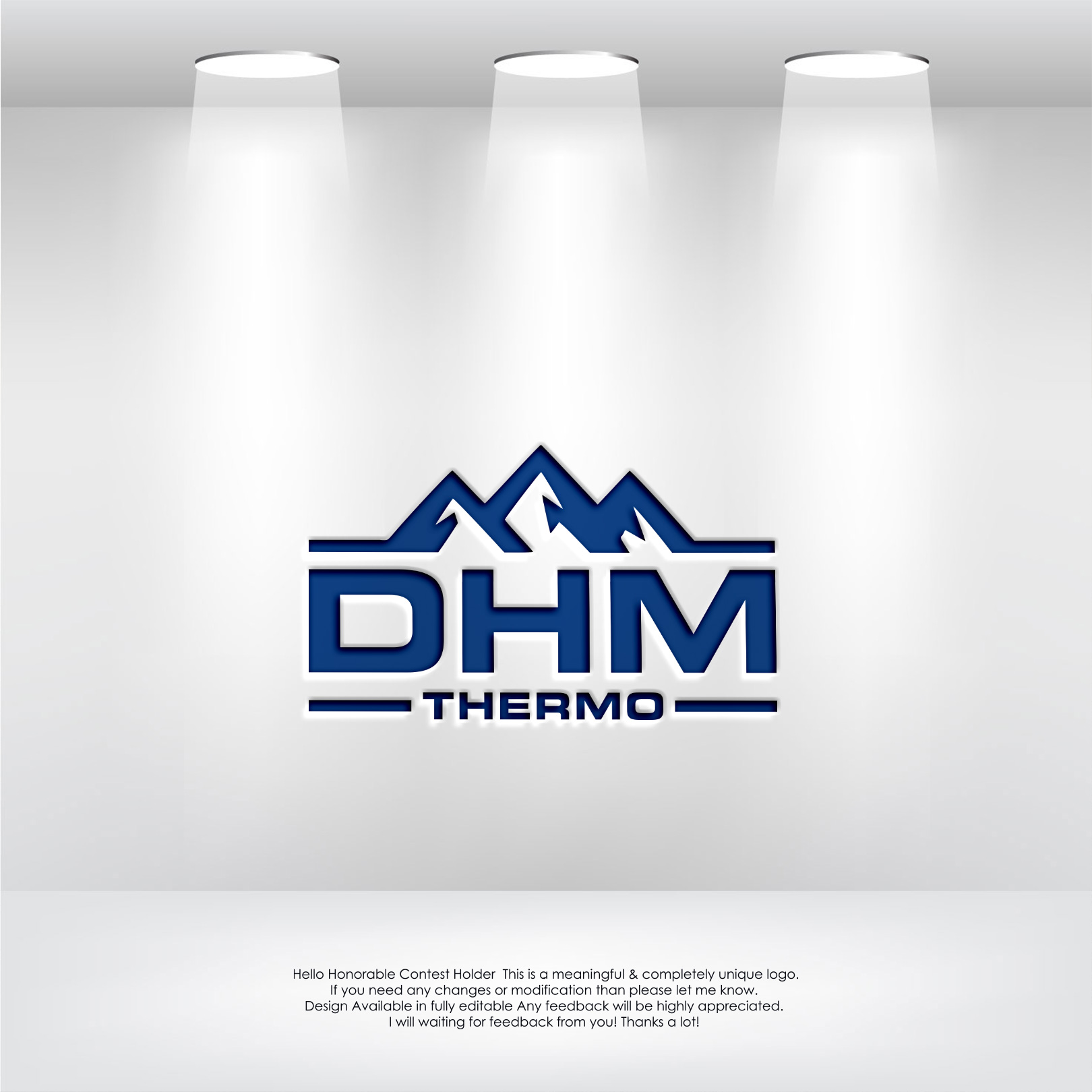 Conservative, Bold Logo Design for DHM Thermo by LogoEon | Design #33573698
