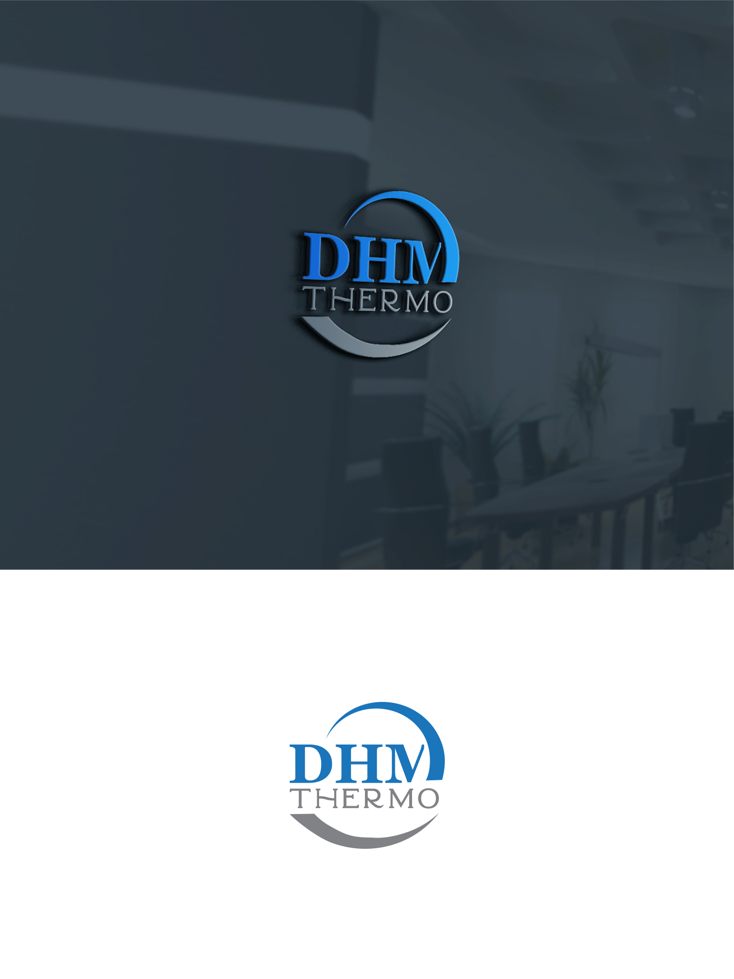 Conservative, Bold Logo Design for DHM Thermo by Amelia Graphics ...