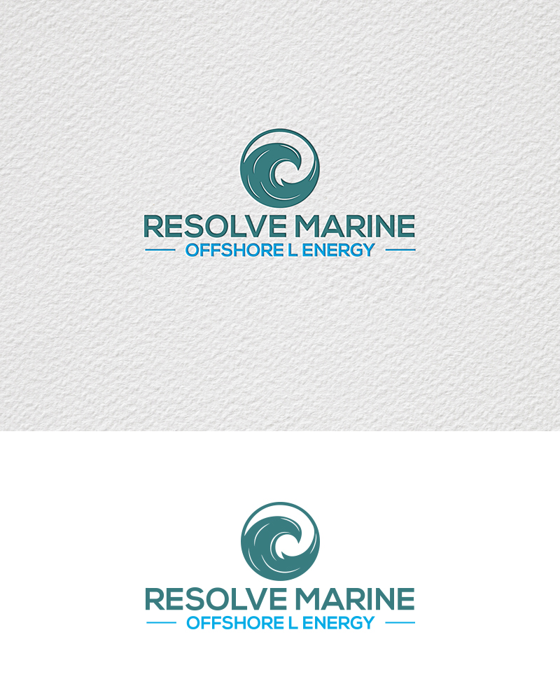 Logo Design for Resolve Marine (underneath offshore l energy) by Annu ...