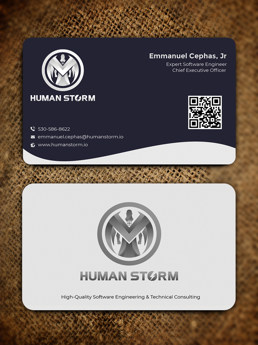 Serious, Masculine, Tech Business Card Design for a Company by ...