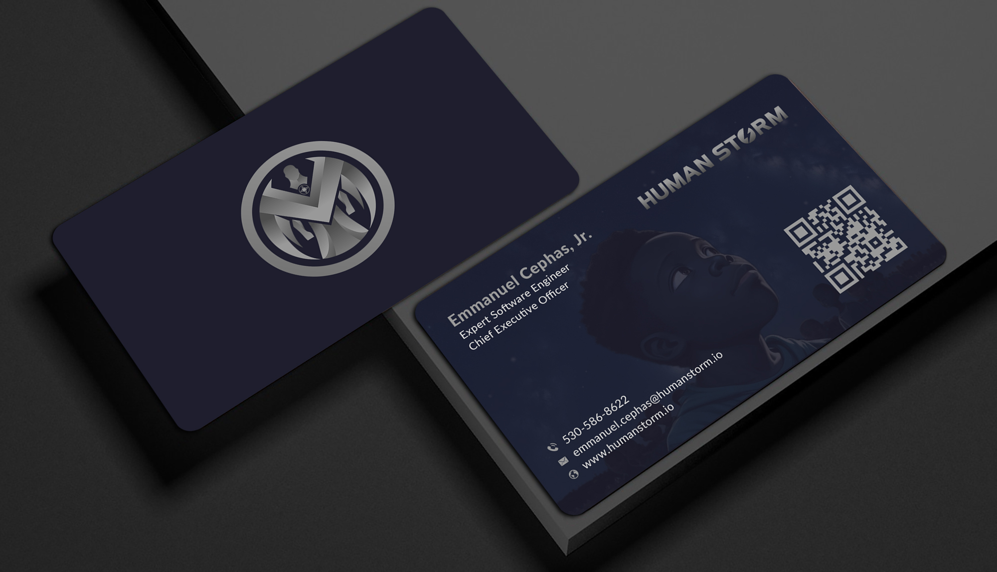 Serious, Masculine, Tech Business Card Design for a Company by Sun Moon ...