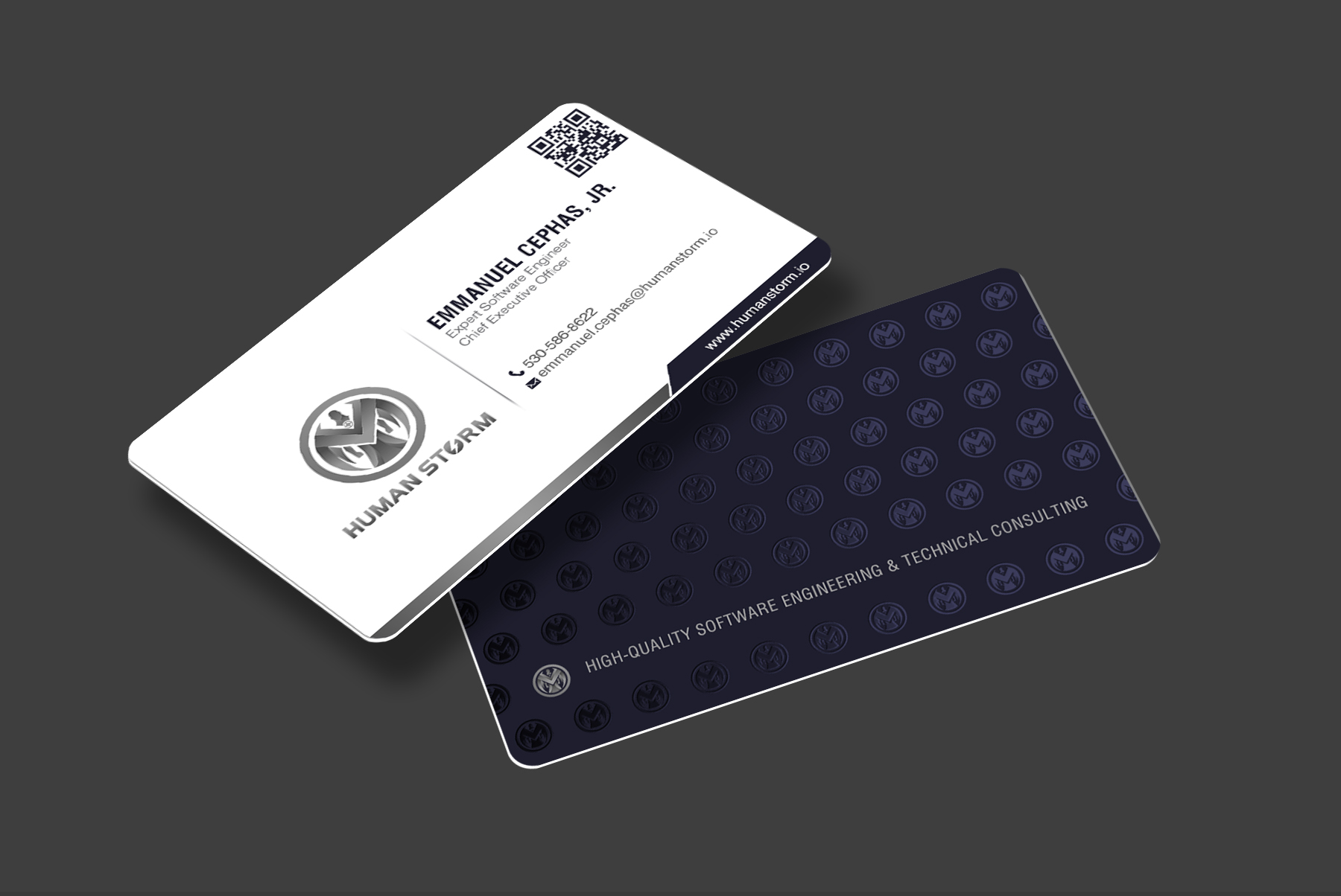 Serious, Masculine, Tech Business Card Design for a Company by ...