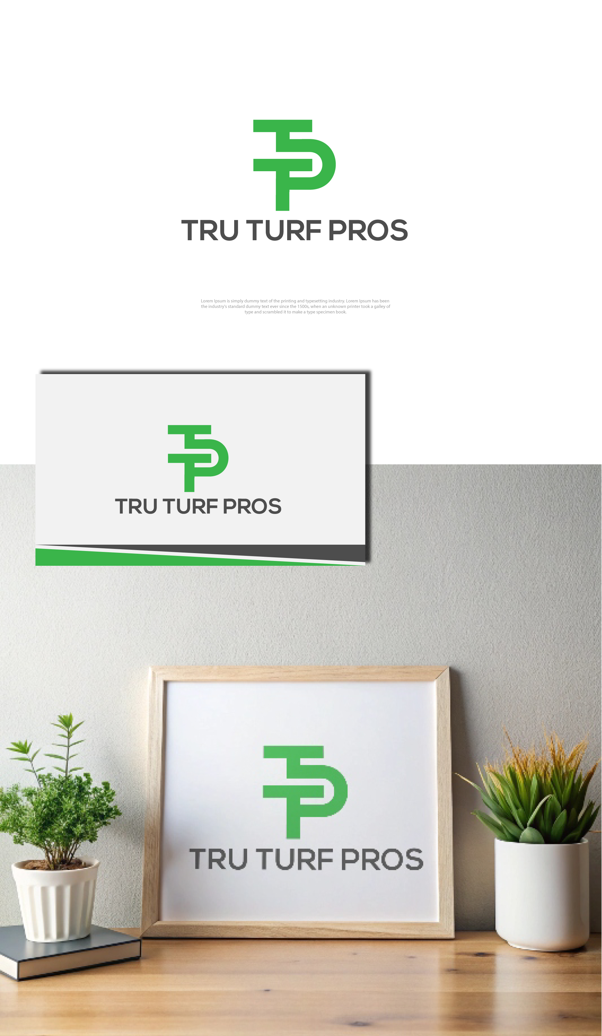 Elegant, Playful Logo Design for Tru Turf Pros by Creative-Finger ...