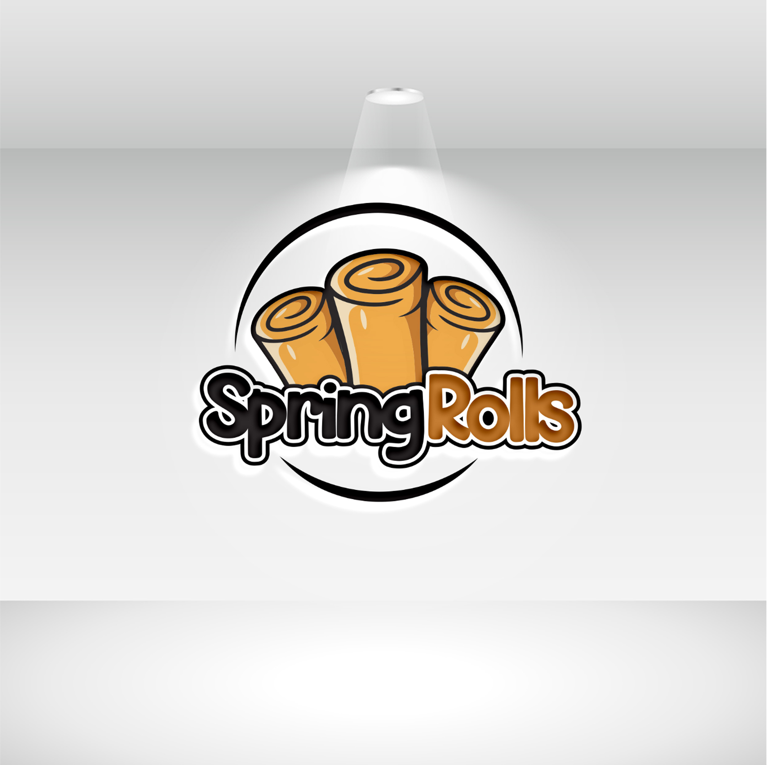Logo Design for Spring Rolls by MD ROKON UDDIN | Design #33634841