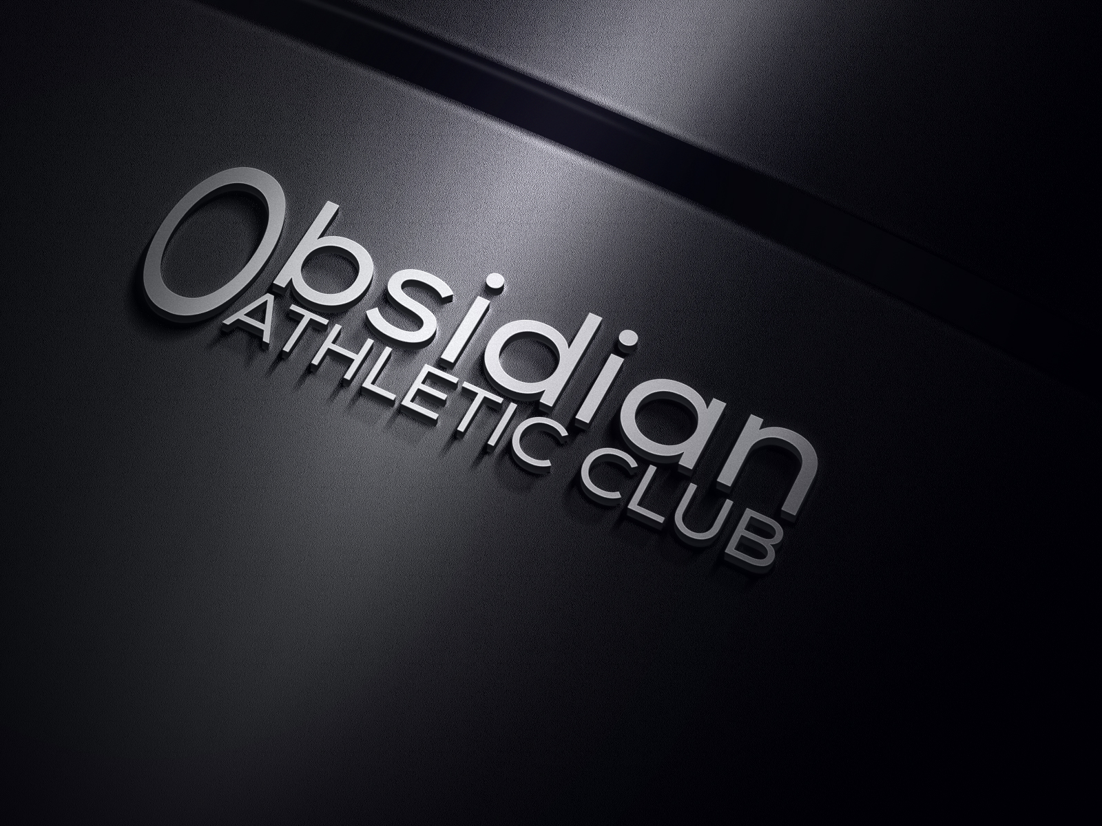 Logo Design for Obsidian Athletic Club by LogoHenter. | Design #33633635