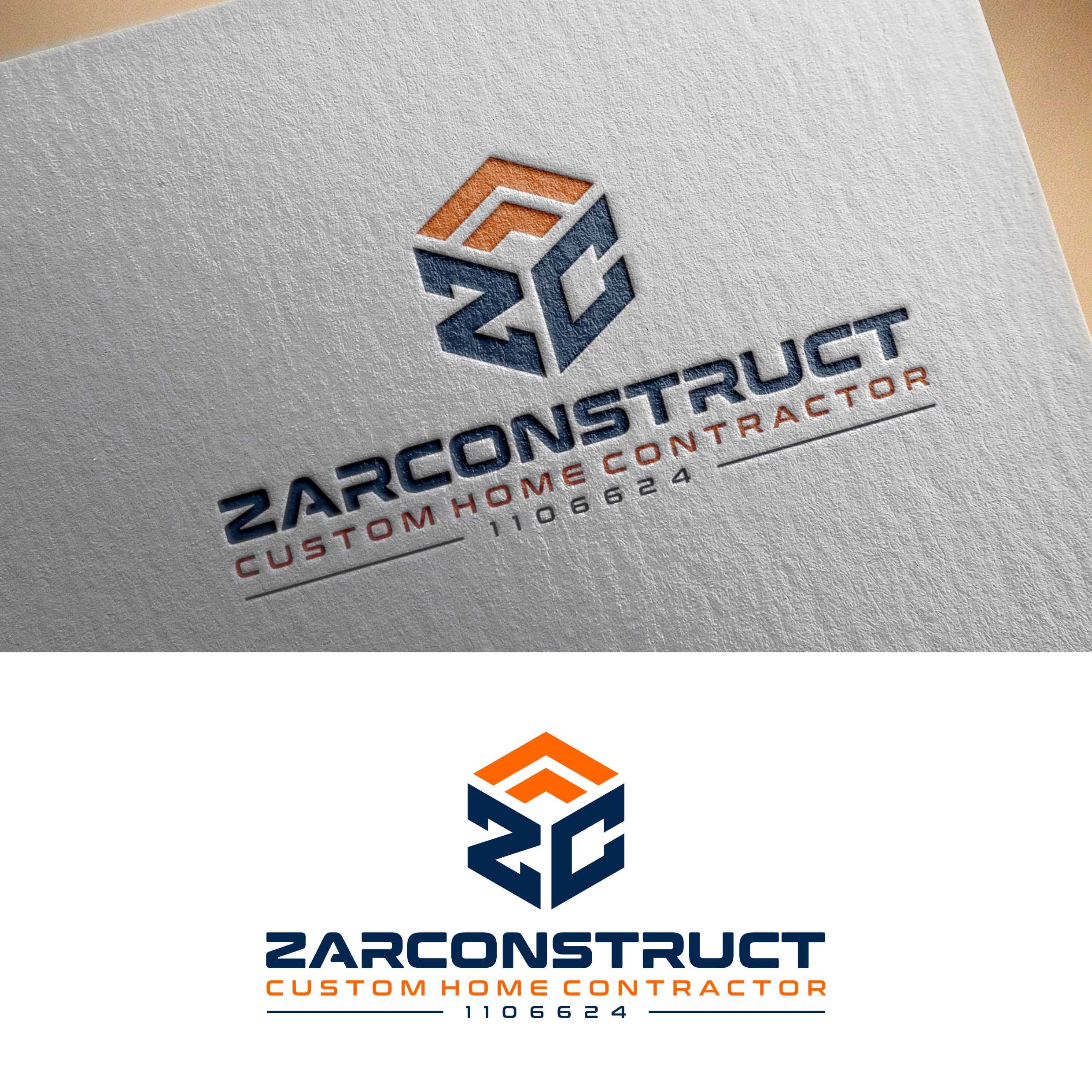 Logo Design for ZARCONSTRUCT by Arya Stark | Design #33648499