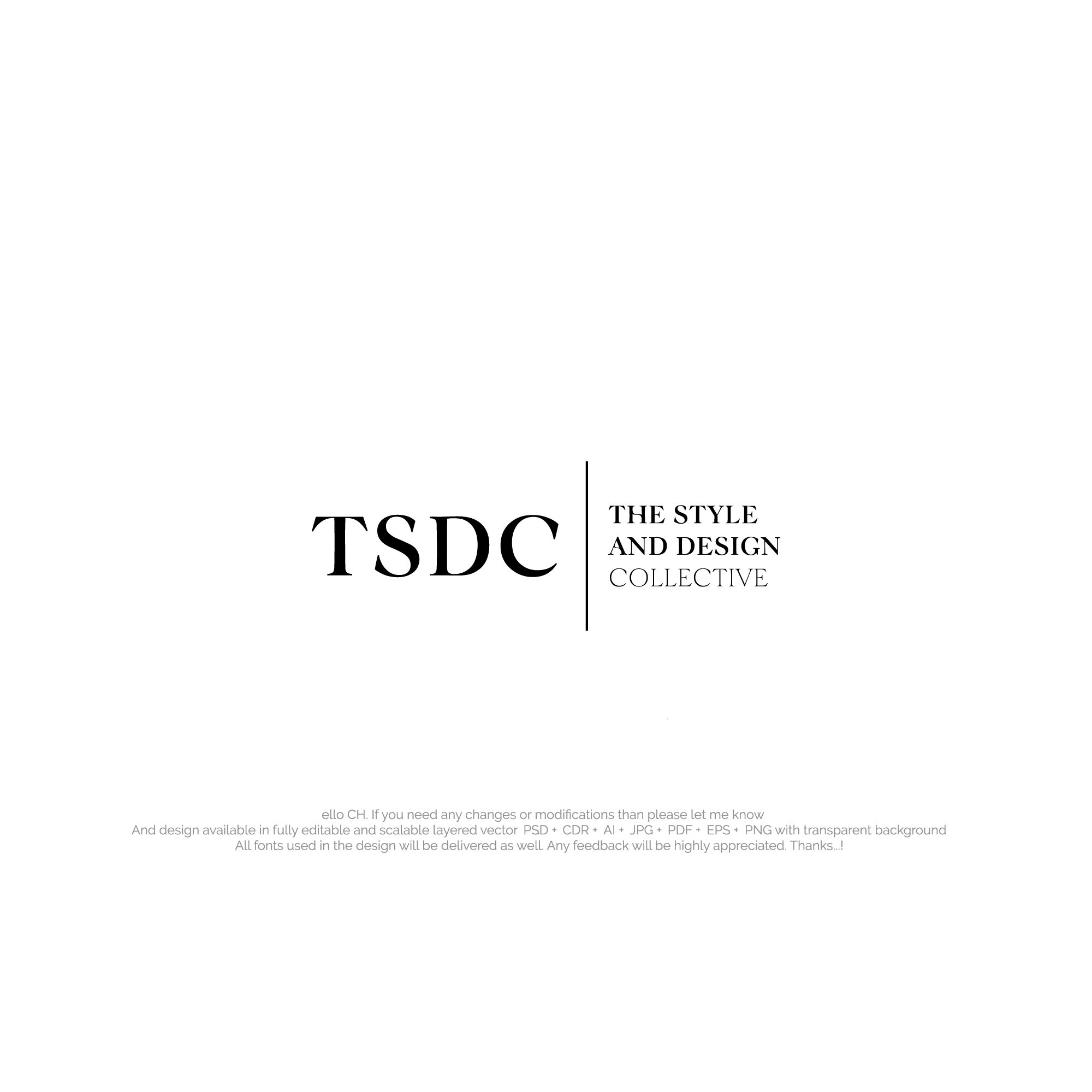 Logo Design for TSDC- The Style and Design Collective by NaimBashar ...