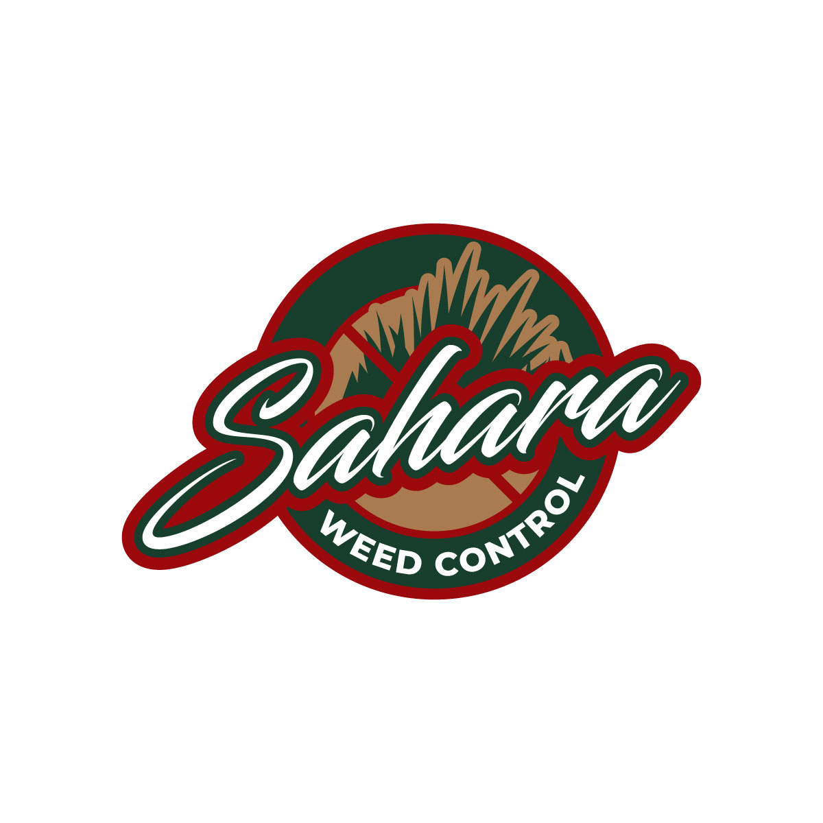 Masculine, Colorful, landscaping / stone weed control Logo Design for ...