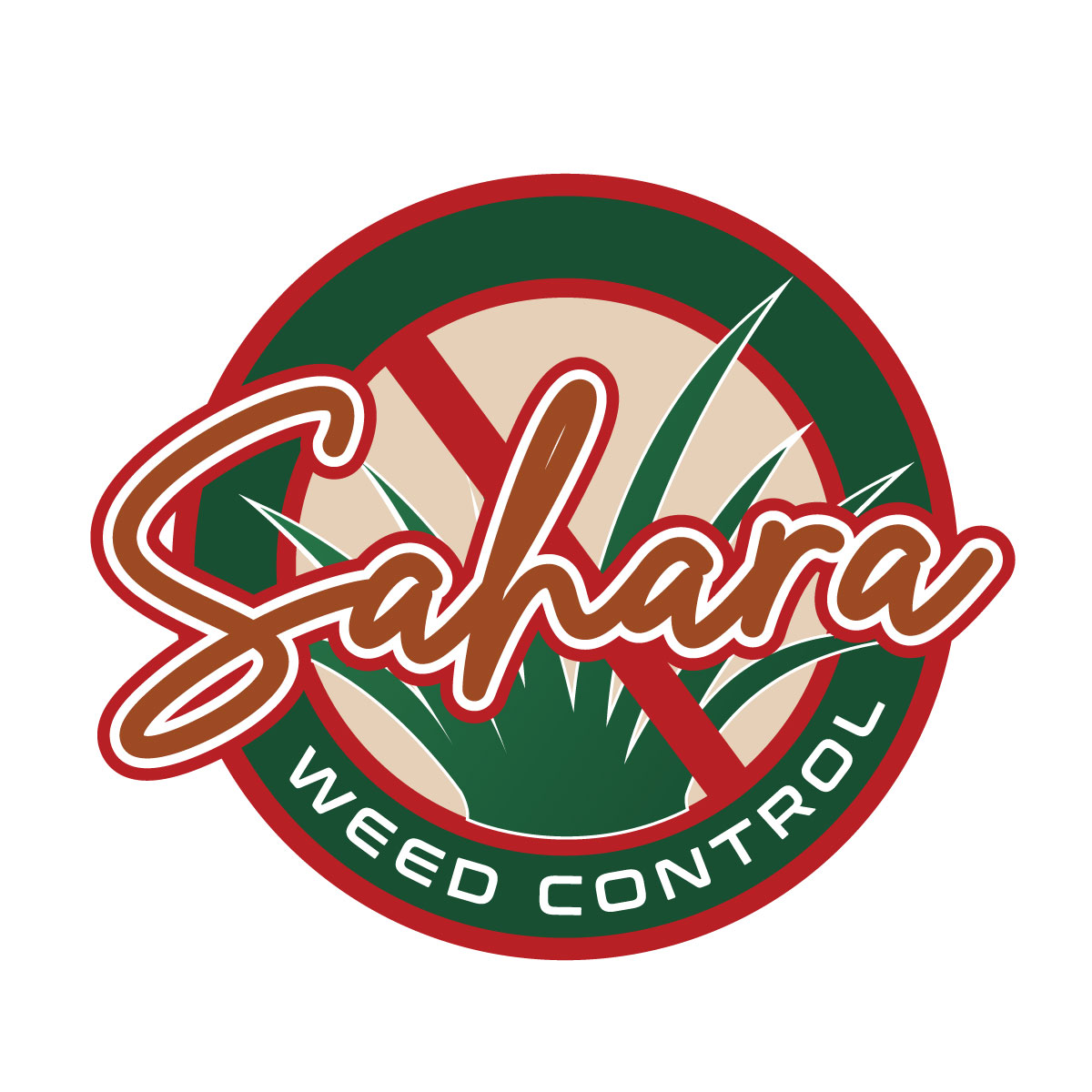 Masculine, Colorful, landscaping / stone weed control Logo Design for ...