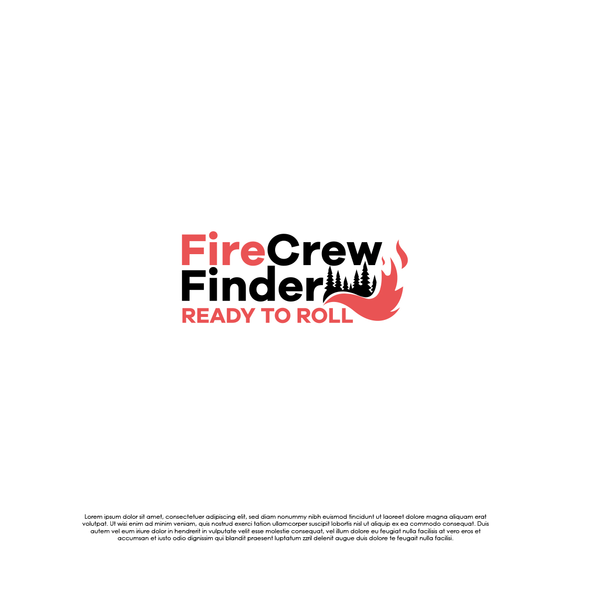 Bold, Serious, Wildland Fire Fighting Logo Design for FireCrewFinder ...