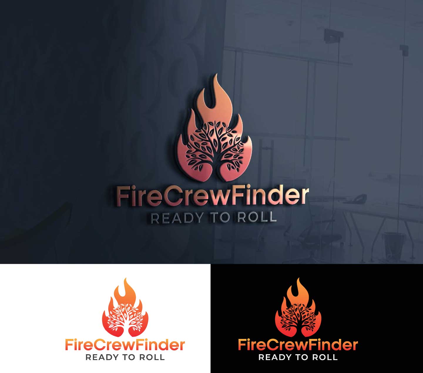 Bold, Serious, Wildland Fire Fighting Logo Design for FireCrewFinder ...