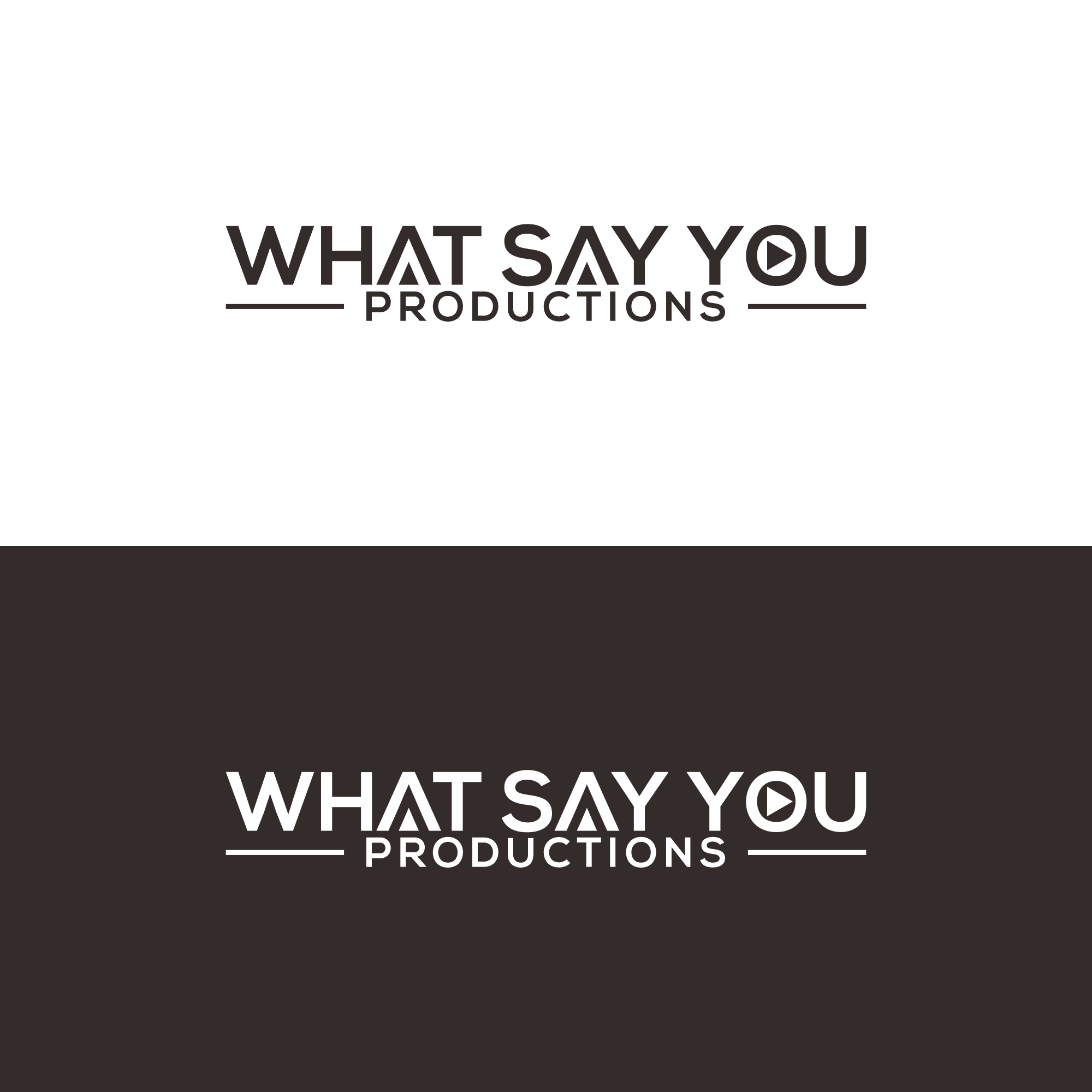 Professional, Serious, Film industry Logo Design for What Say You ...